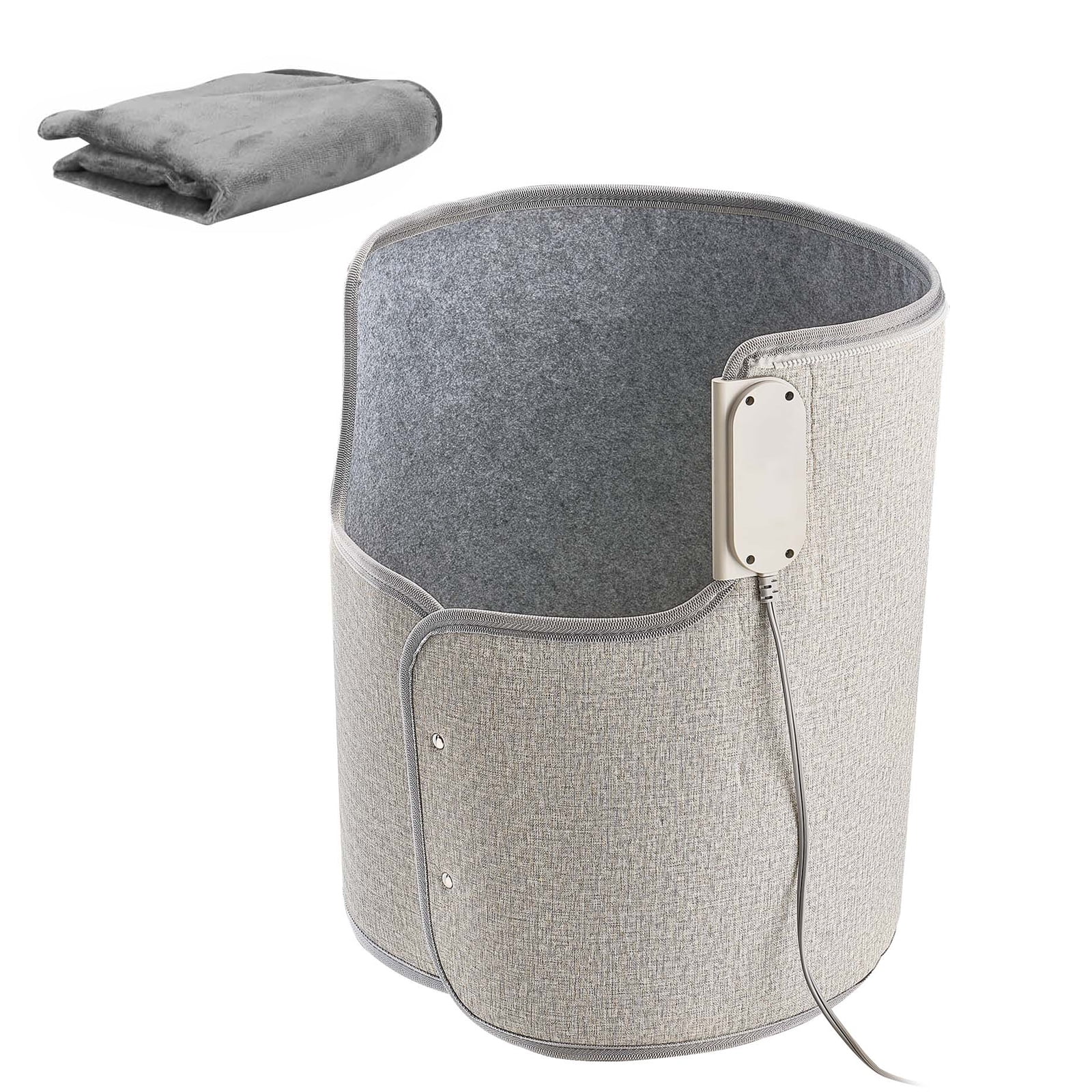 KFFKFF Under Desk Space Heater, Portable Rollable Foot Warmer for Home ...