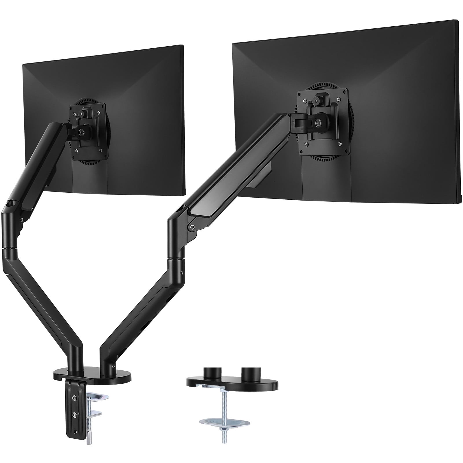 KFFKFF Desk Stand for Dual Monitors, Accommodates 13"-35" Displays, Gas ...