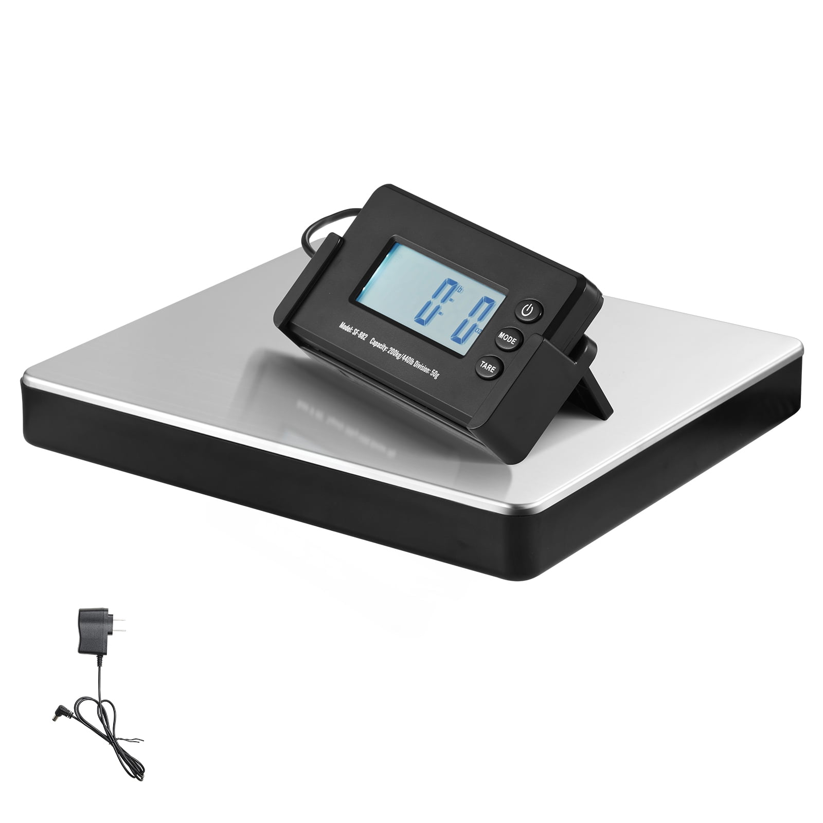 KFFKFF Digital Postal Scale 440 lbs x 1.7 oz. Shipping Scale AC/DC ...