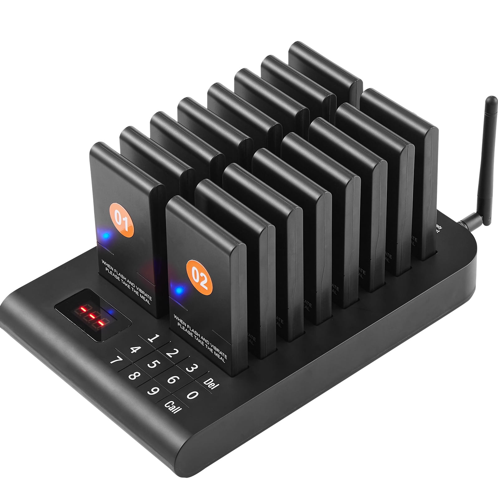 KFFKFF Diner Paging System, 500m Extended Distance Queue Alert System, Patron Notification ...