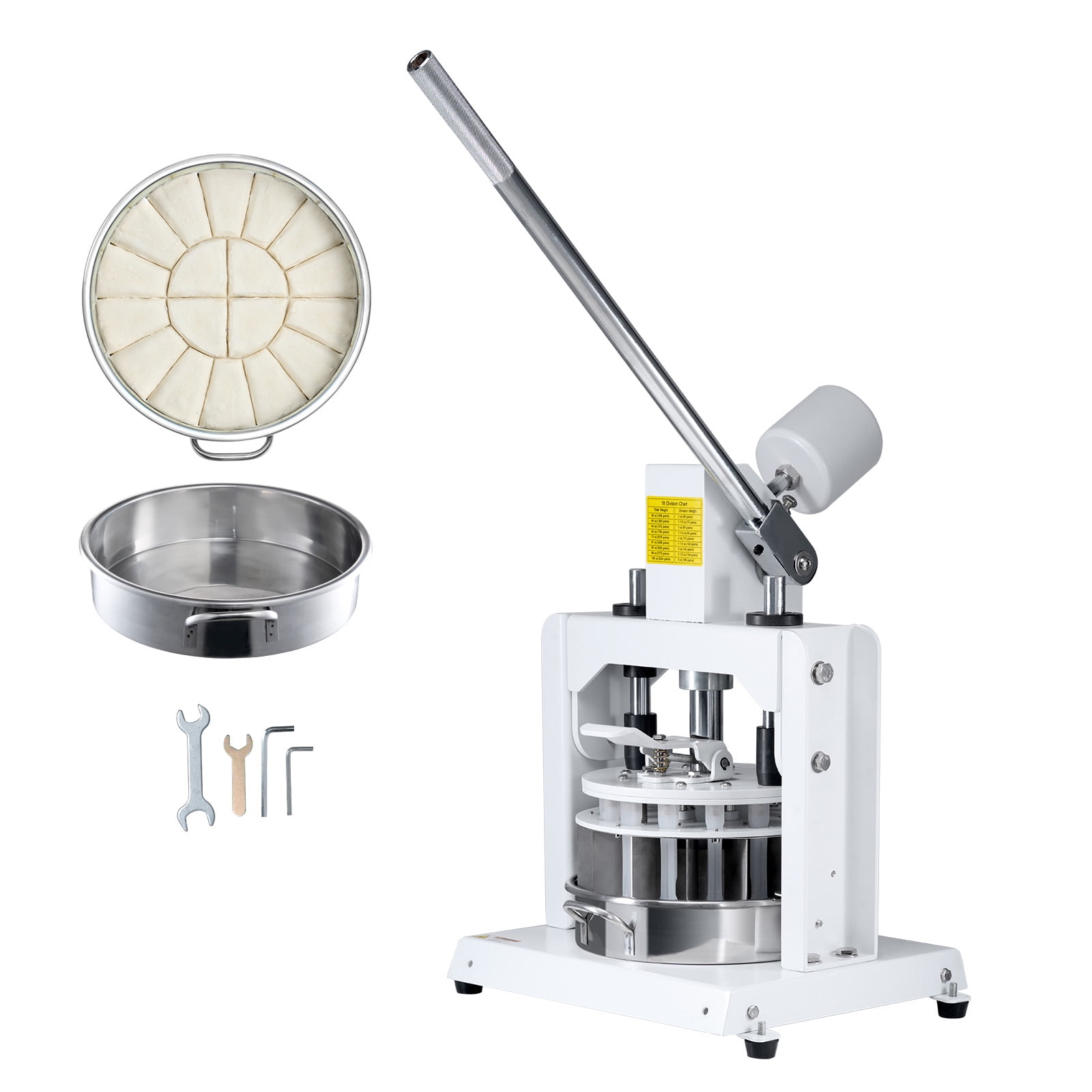 KFFKFF Dough Separator and Shaper, 18-Unit Manual Dough Partitioning ...