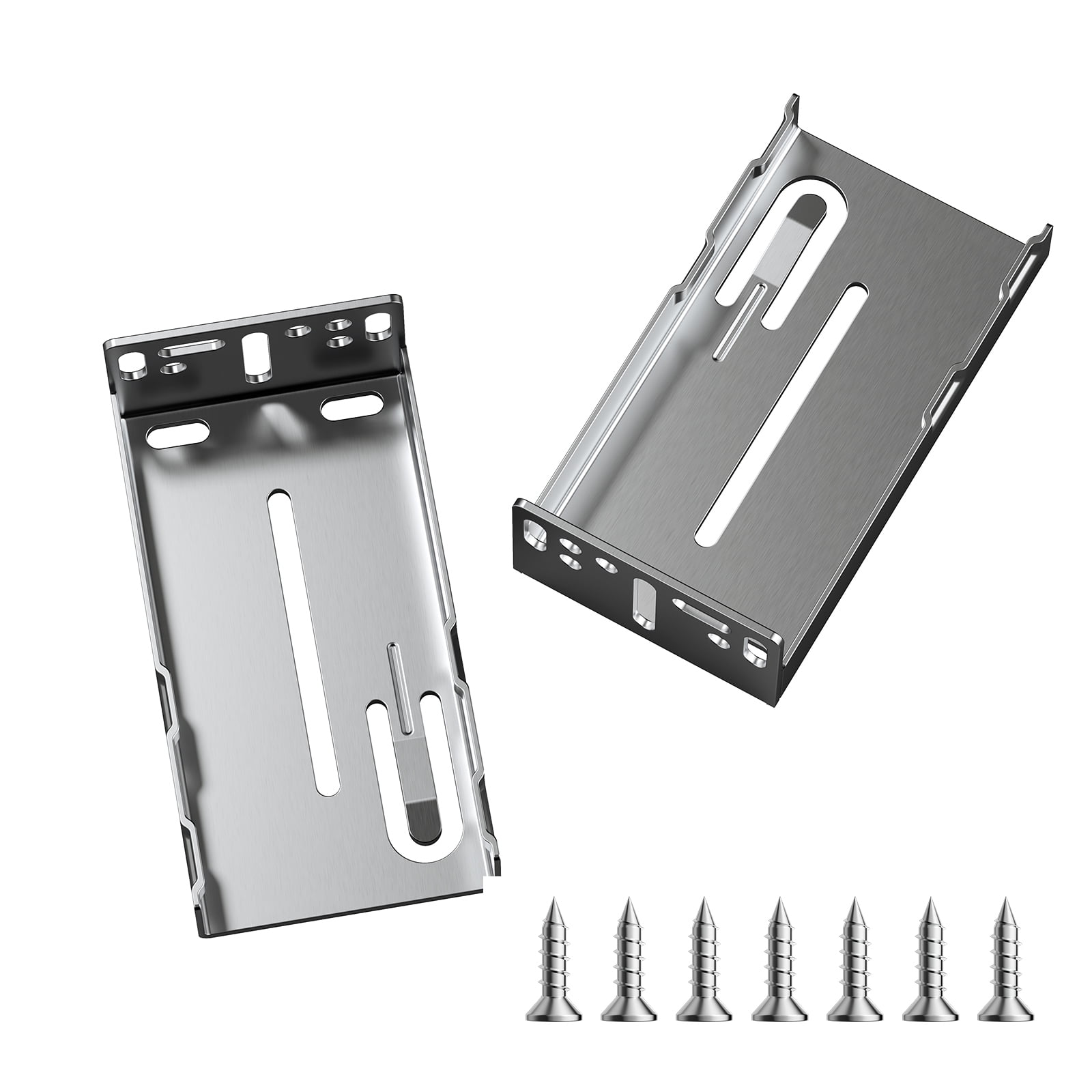Kffkff Drawer Slides Brackets, 10 Pairs Side Mount Ball Bearing Rails ...