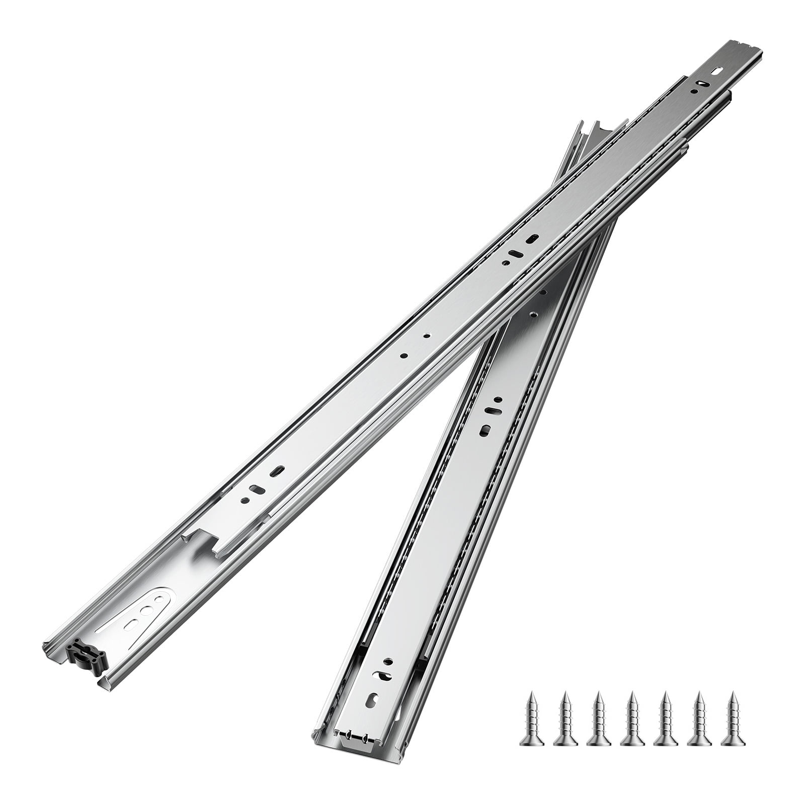 KFFKFF Drawer Tracks, 20-inch, Set of 10 Pairs, Full-Range Ball Bearing ...