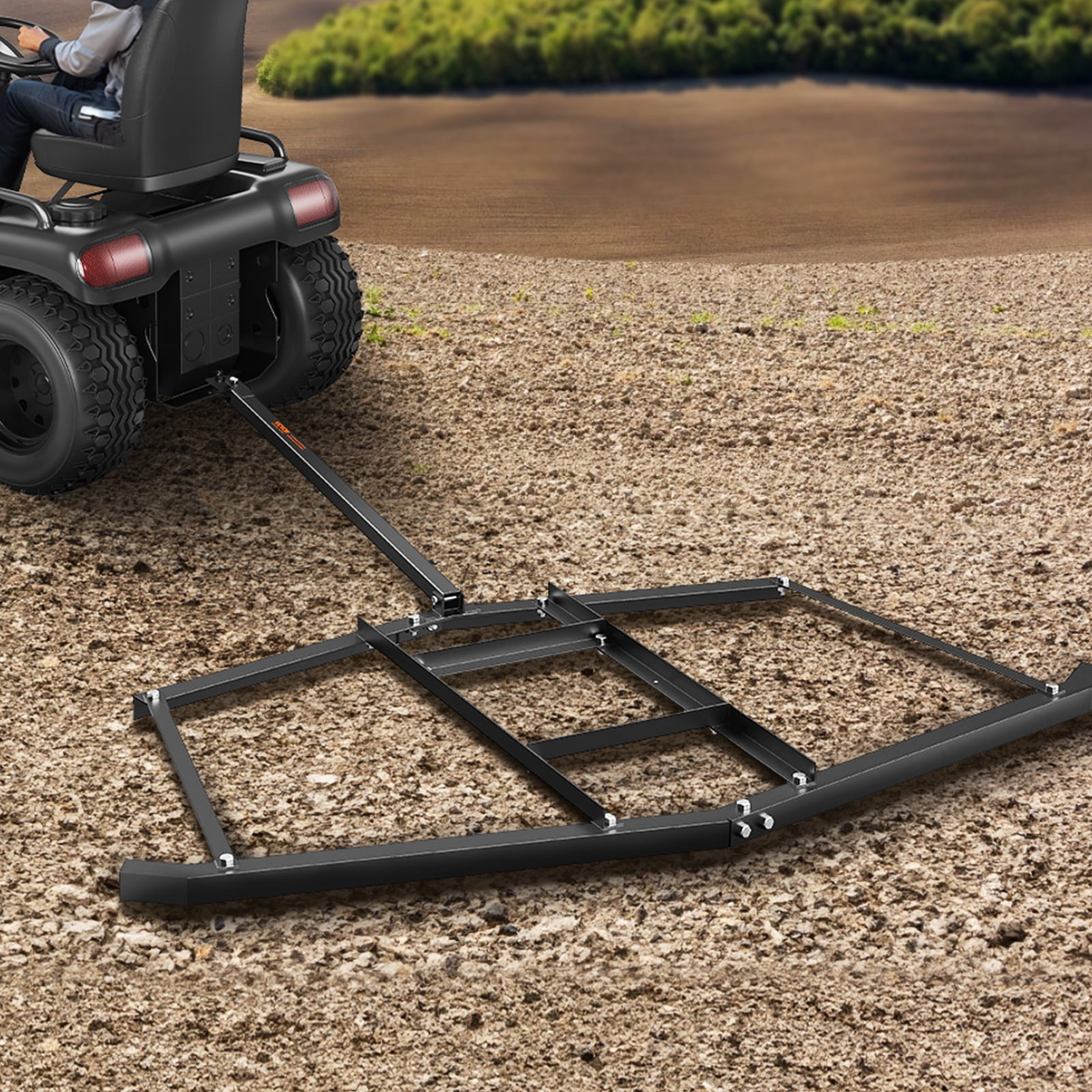 KFFKFF Driveway Drag 76.57" Width Tow Behind Drag Harrow Steel Gravel ...