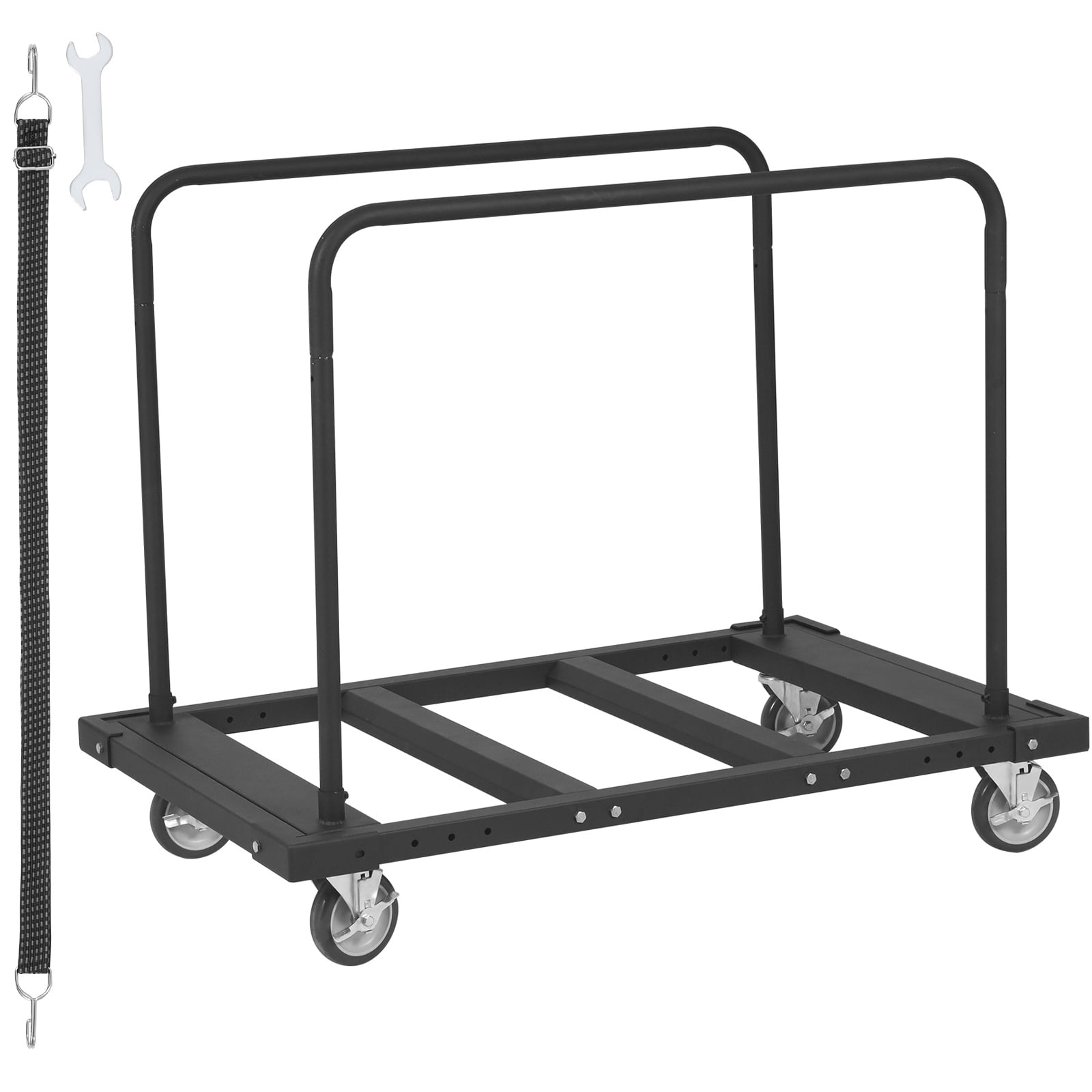 KFFKFF Drywall Trolley, 1800 LBS Panel Transporter with 45.28" x 29.13 ...