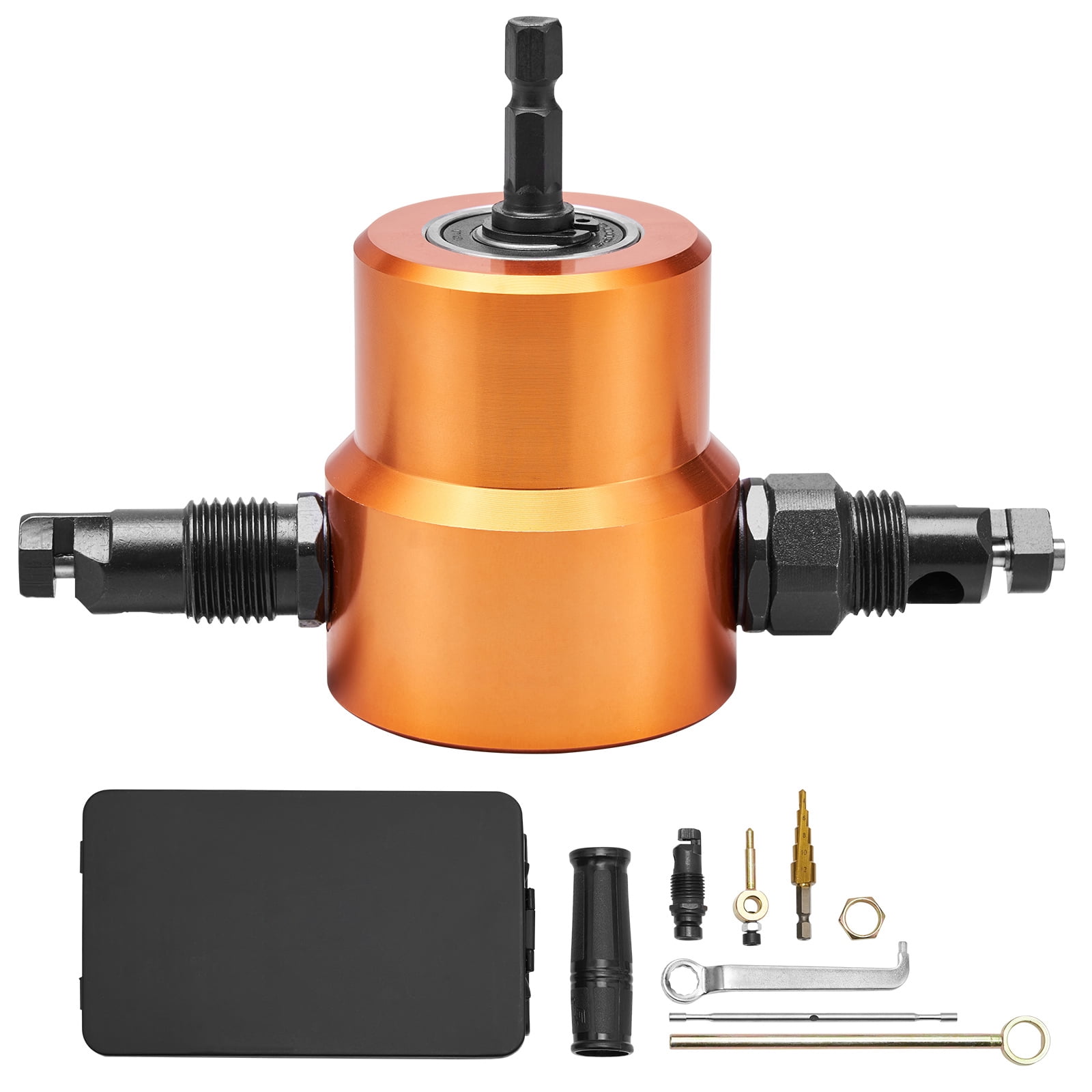 KFFKFF Dual-Action Sheet Metal Nibbler Cutter, 360-Degree Metal Nibbler ...