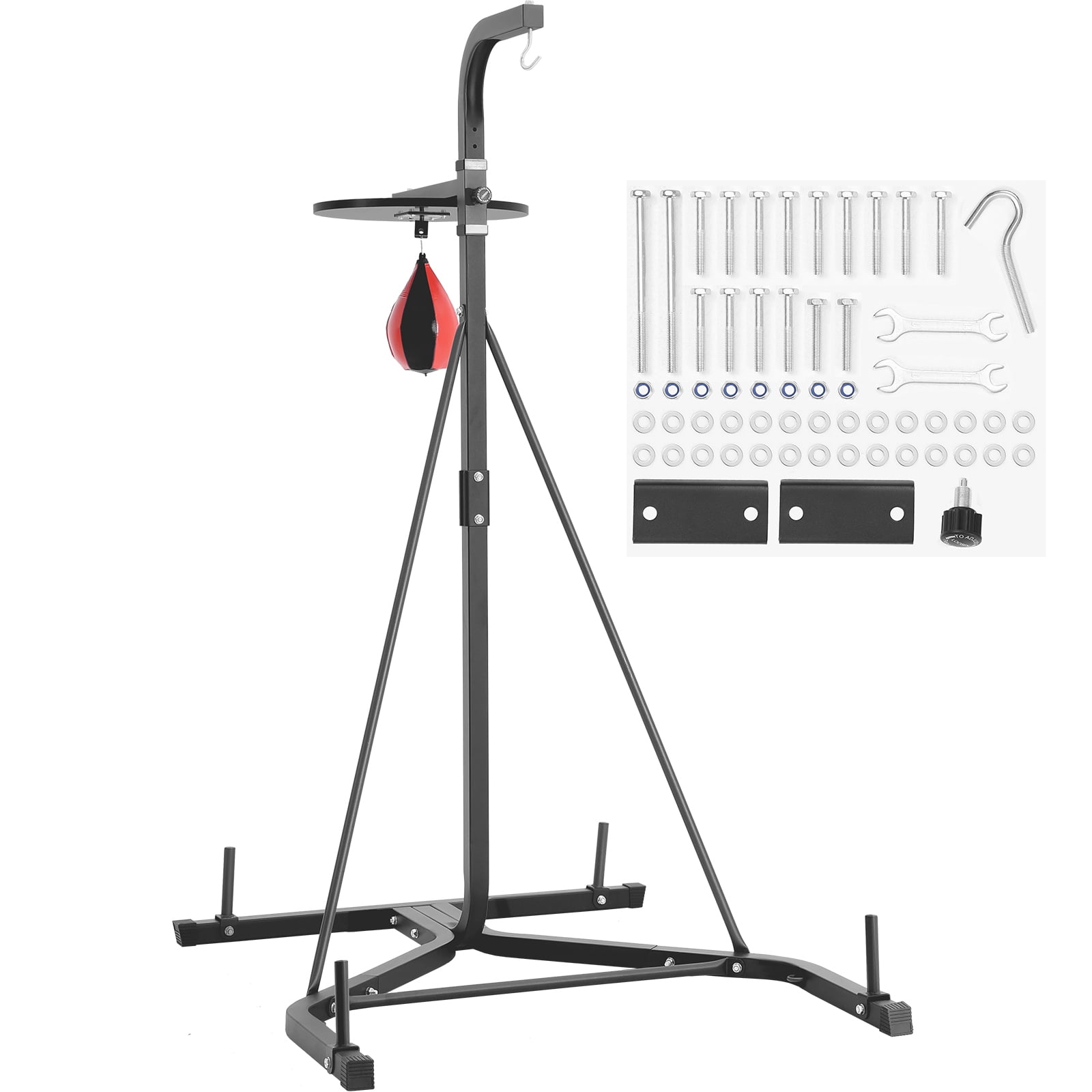 KFFKFF Dual-Function Bag Stand, Robust Steel Exercise Gear, Modifiable ...