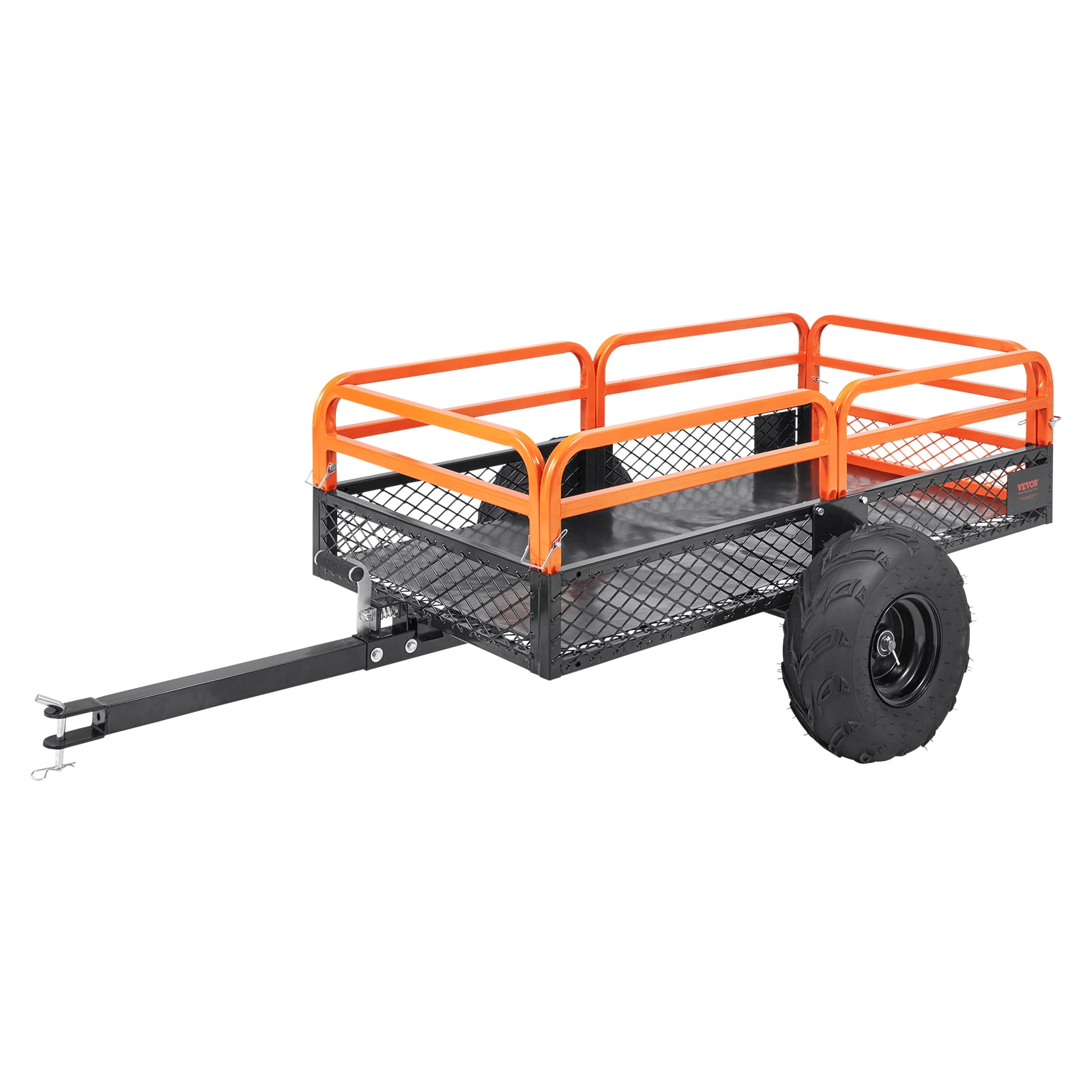 SKYSHALO Heavy Duty ATV Trailer 15 Cu. Ft. 1500 lbs, Steel Dump Cart ...