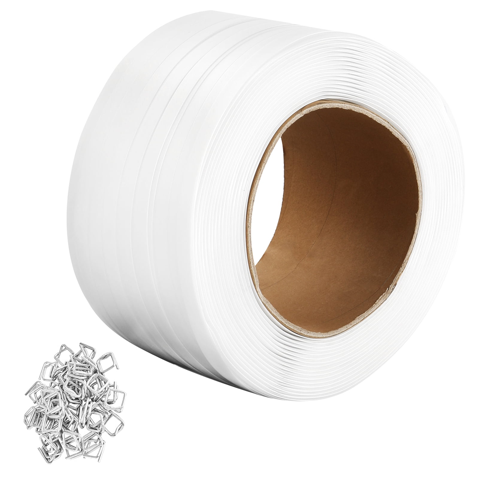 KFFKFF Durable Woven Cord Strapping Coil, 1640ft L x 3/4" W x 0.03 ...