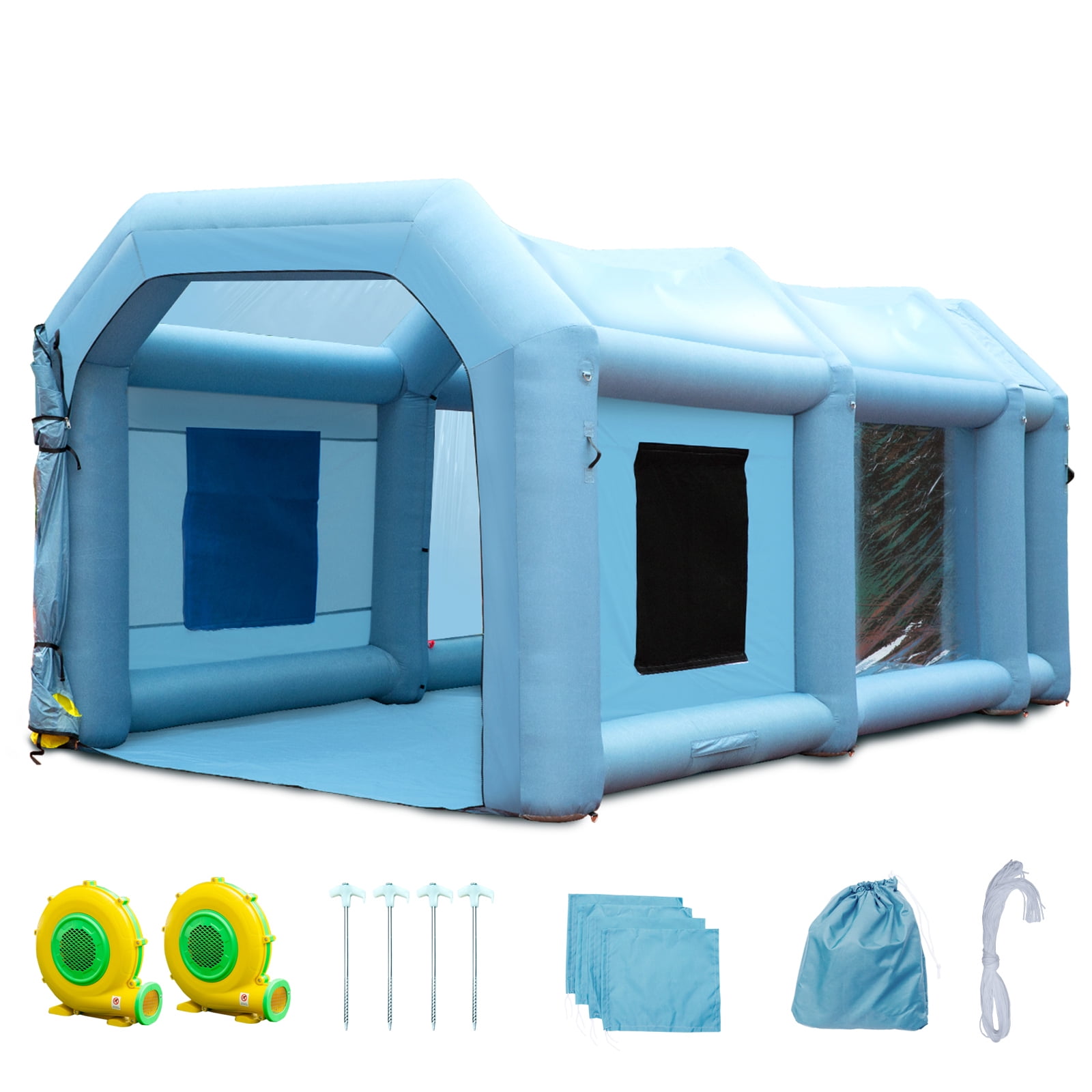 KFFKFF Elastic Spraying Room 20X10X8 Far Elastic Spray Painting Room ...