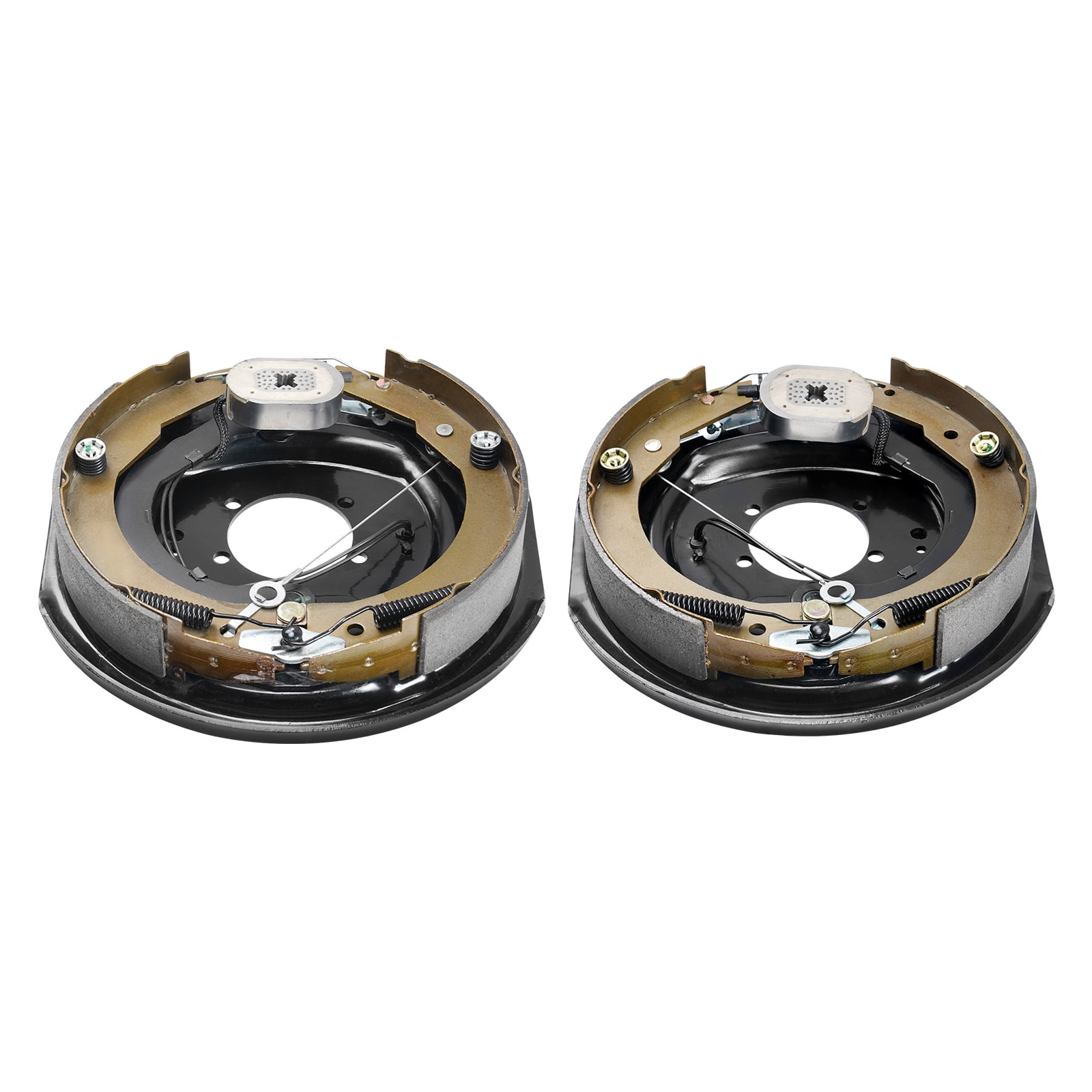 KFFKFF Electric Brake Set, 12" x 2", Pair of Self-Adjusting Brakes for ...