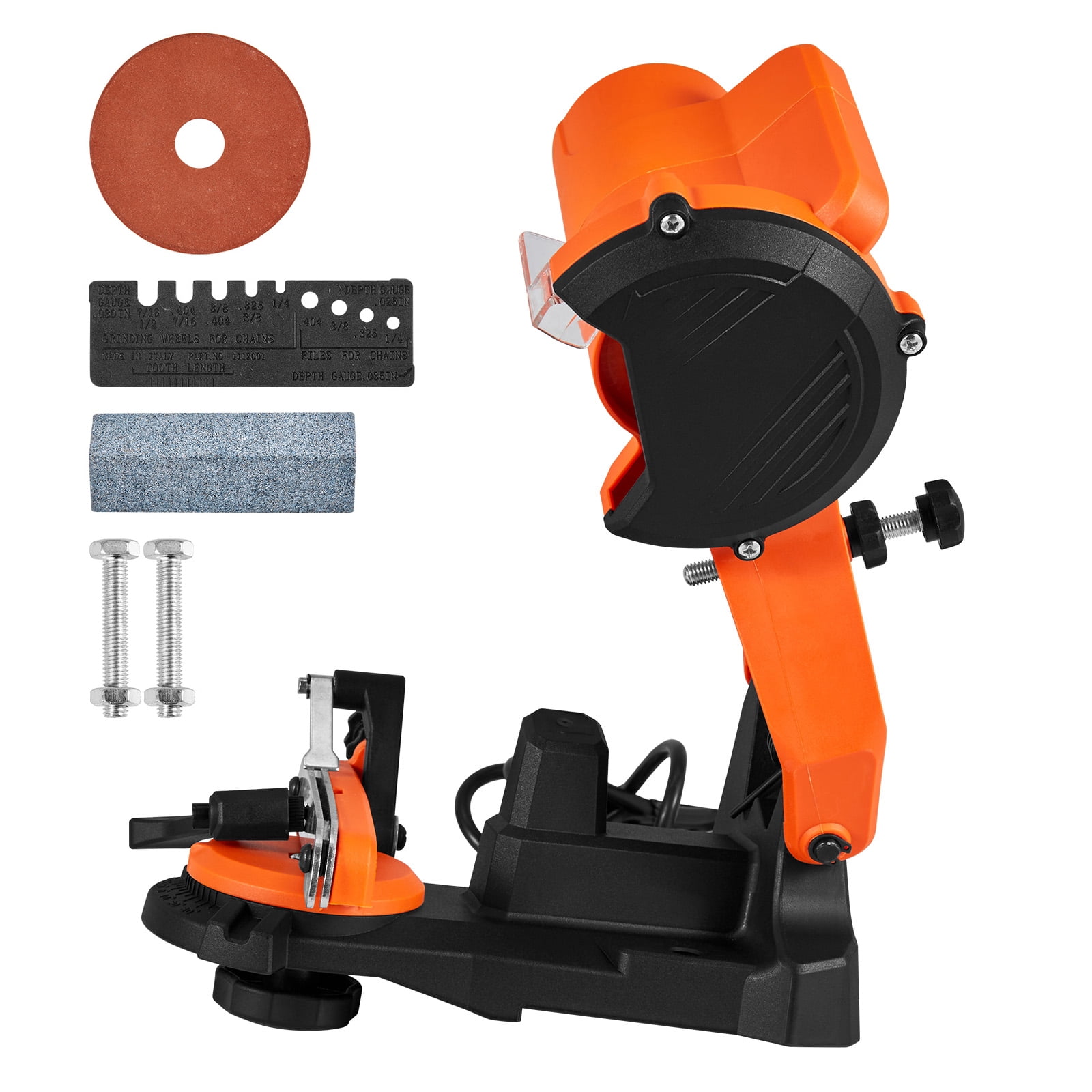 KFFKFF Electric Chainsaw Sharpener, 85W Saw Chain Sharpening Tool ...