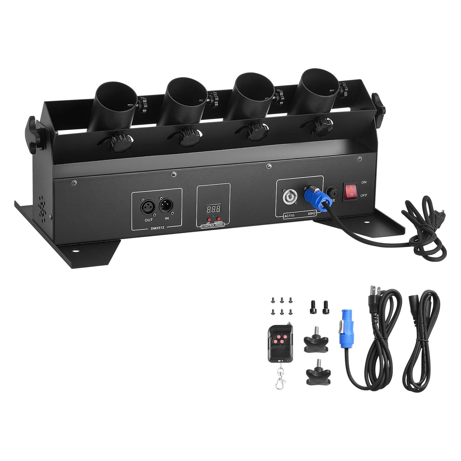 KFFKFF Electric Confetti Cannon Machine, 4-Shot High Output Confetti ...
