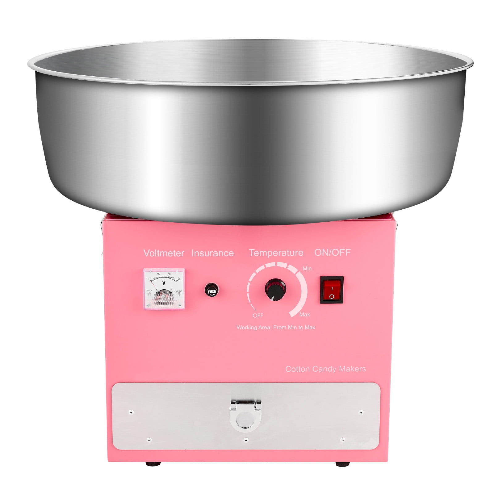 KFFKFF Electric Cotton Candy Machine, 1000W Commercial Candy Floss ...
