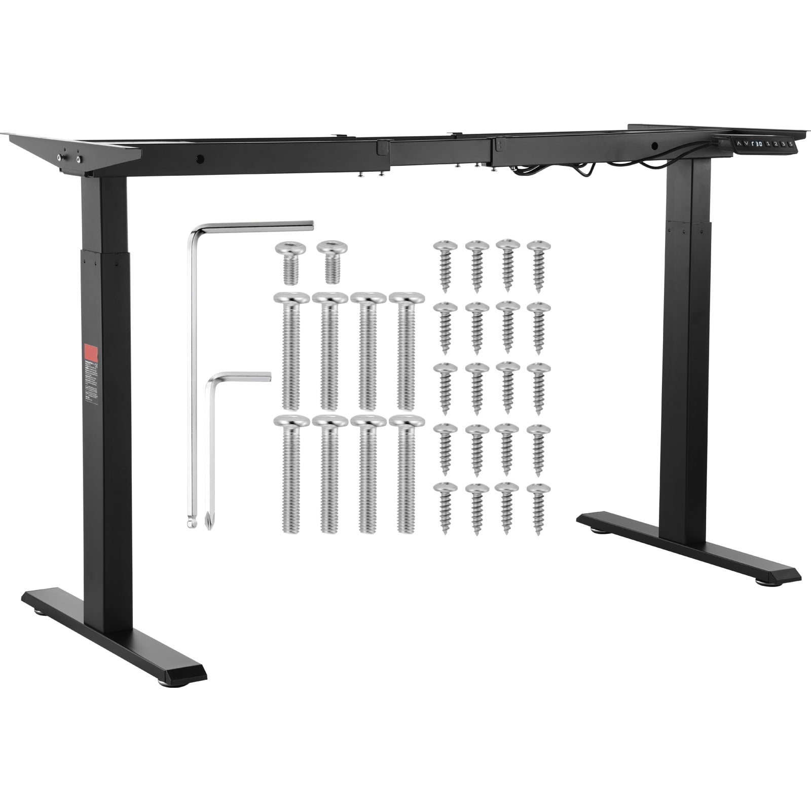 KFFKFF Electric Desk Frame, Dual Motor, Height 27.6"-46.1" & Length 43. ...