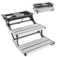 KFFKFF Electric Retractable RV Steps, 2-Step Design, 440 lbs Capacity ...