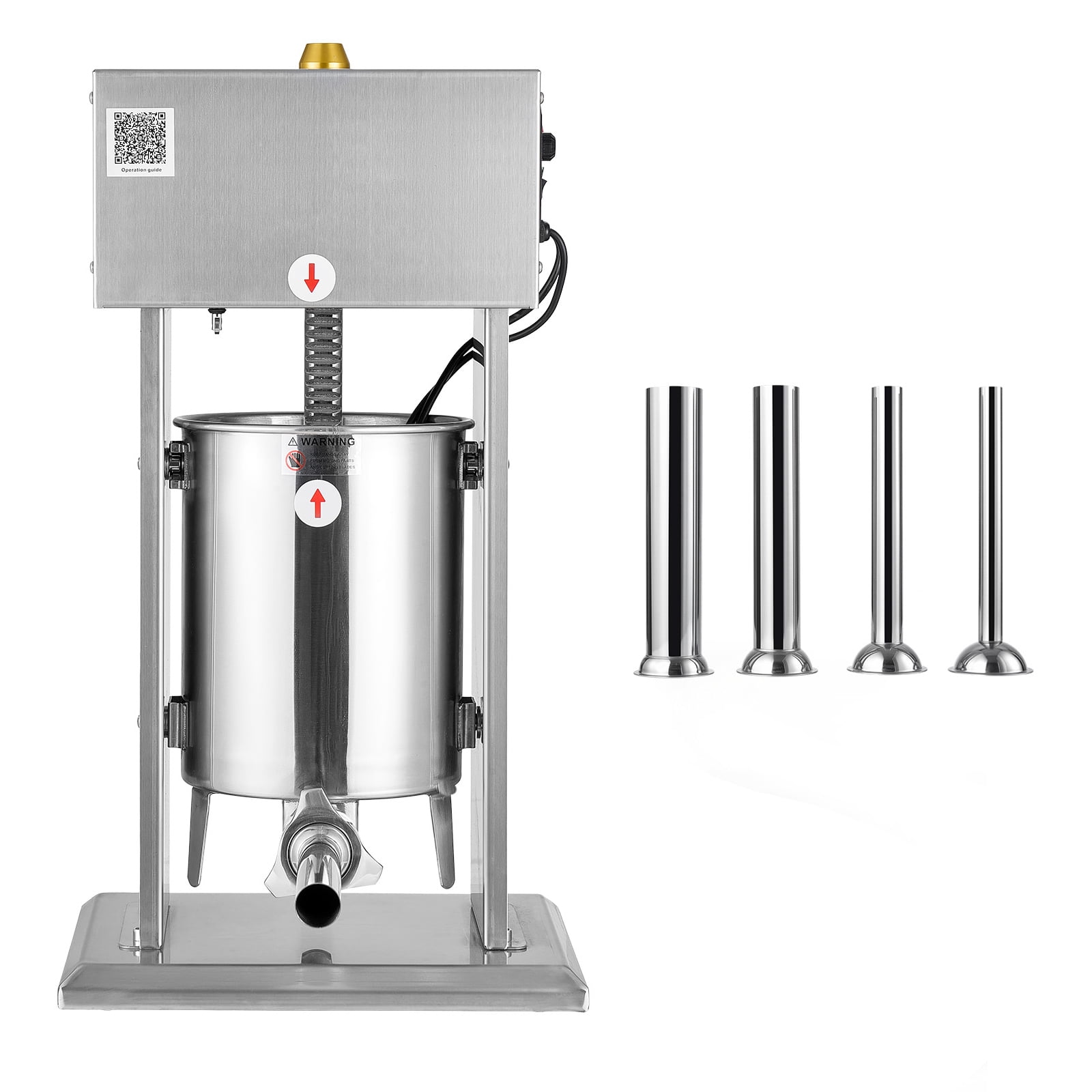 KFFKFF Electric Sausage Stuffer, 22 LBS/10 L Vertical Meat Filler ...