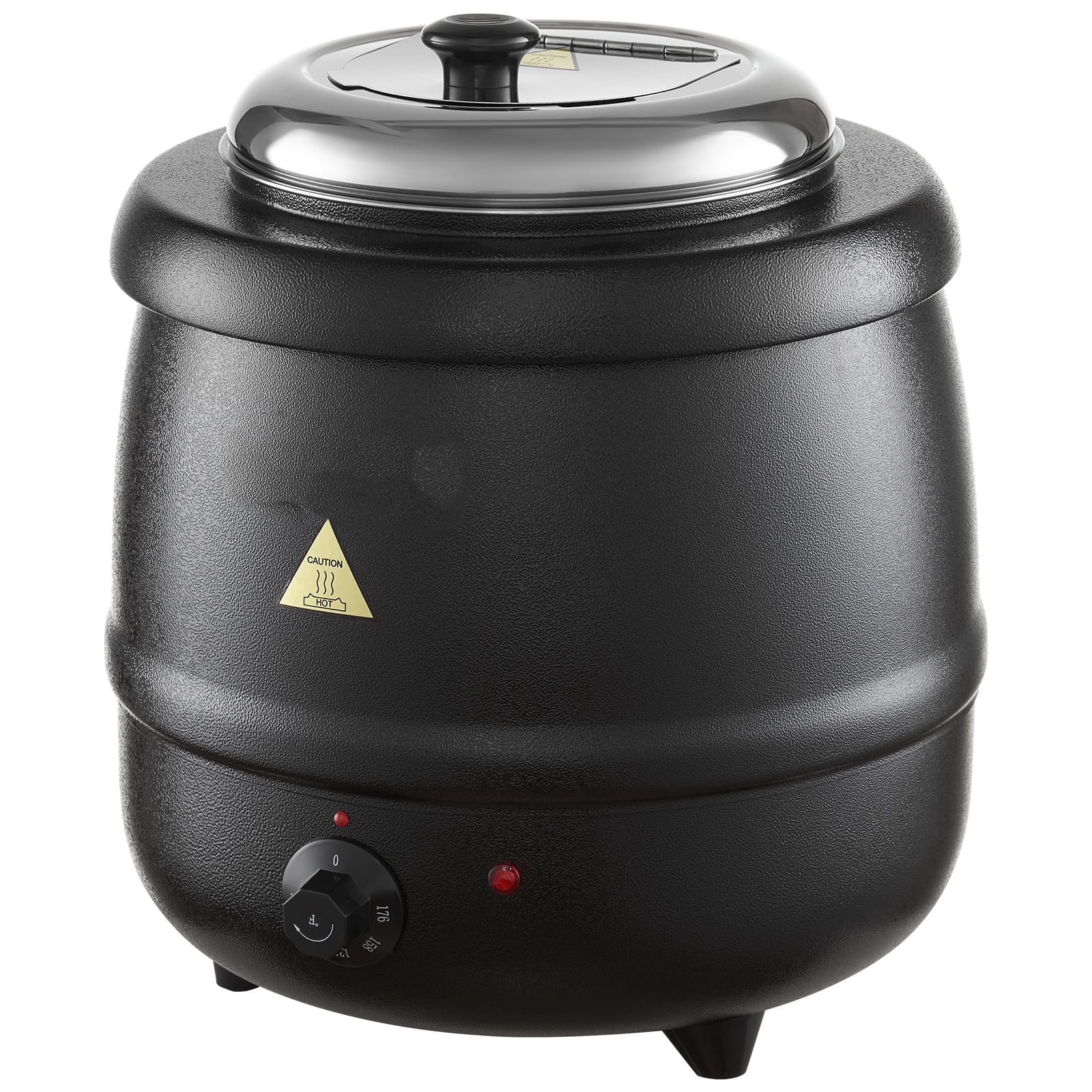 KFFKFF Electric Soup Warmer, 10QT Commercial Soup Kettle with Removable ...