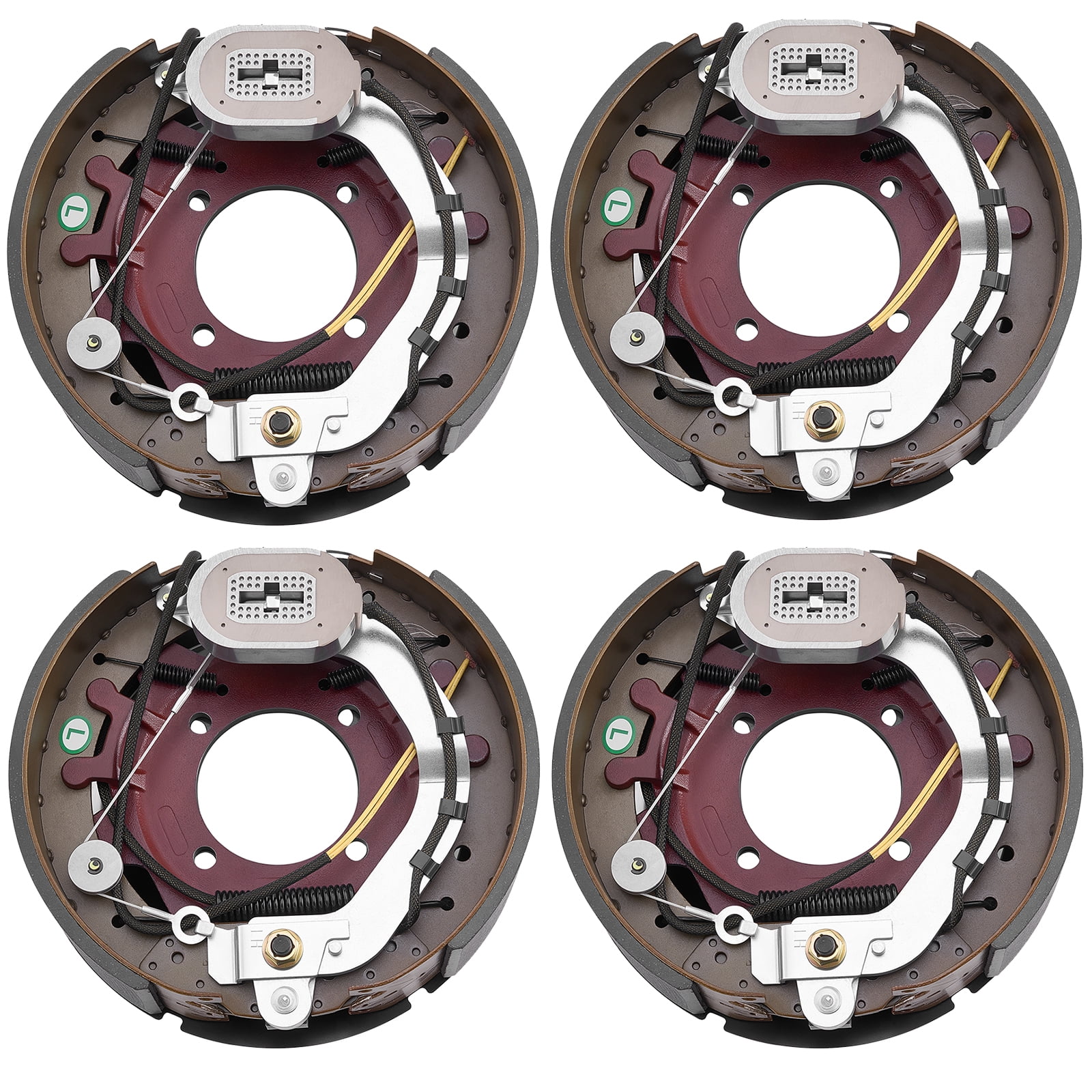 KFFKFF Electric Trailer Brake Kit, 12.25 x 3.375 Inch, Set of 2 Pairs ...
