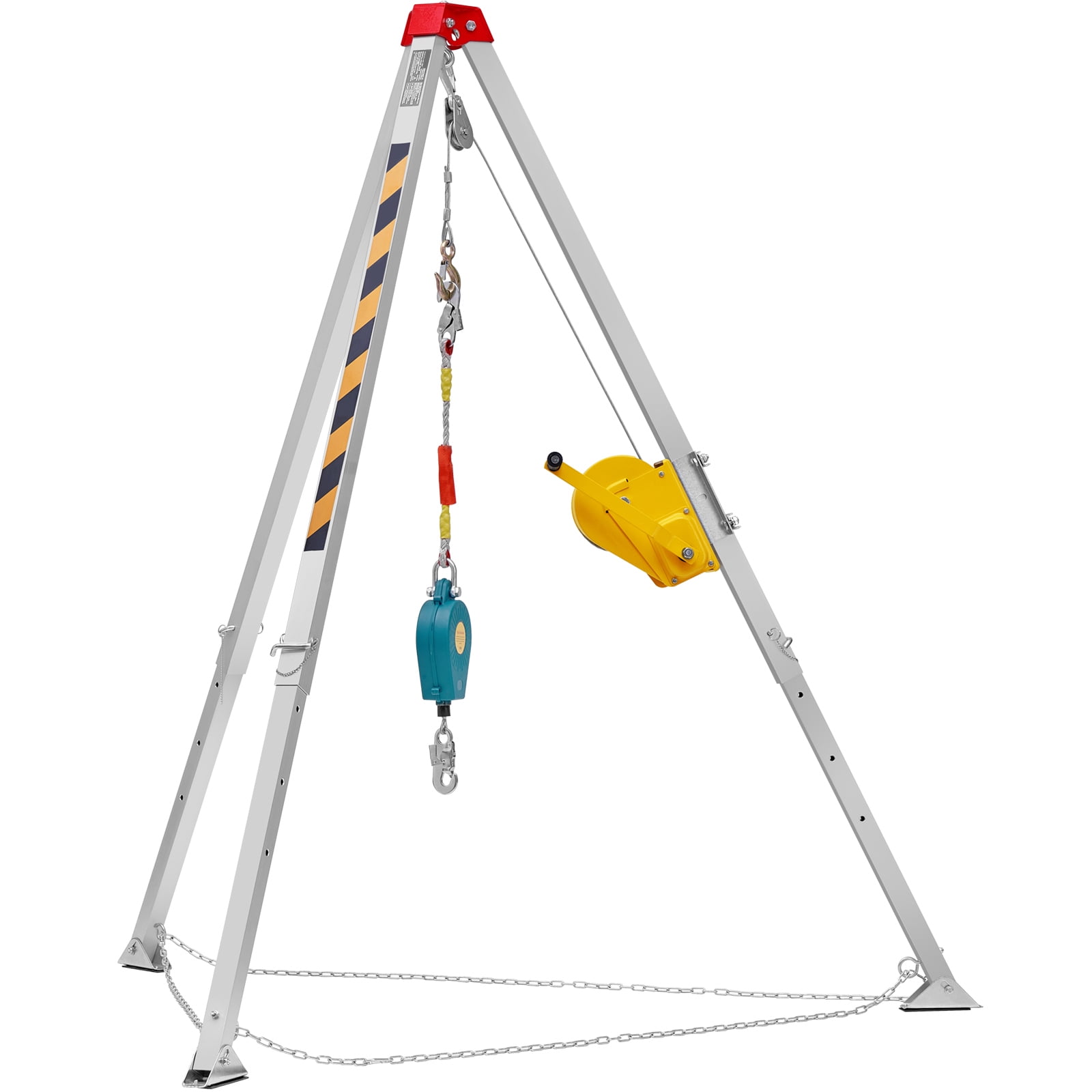 KFFKFF Enclosed Area Tripod Set, 8' Legged Tripod with 98' Wire, 32.8 ...