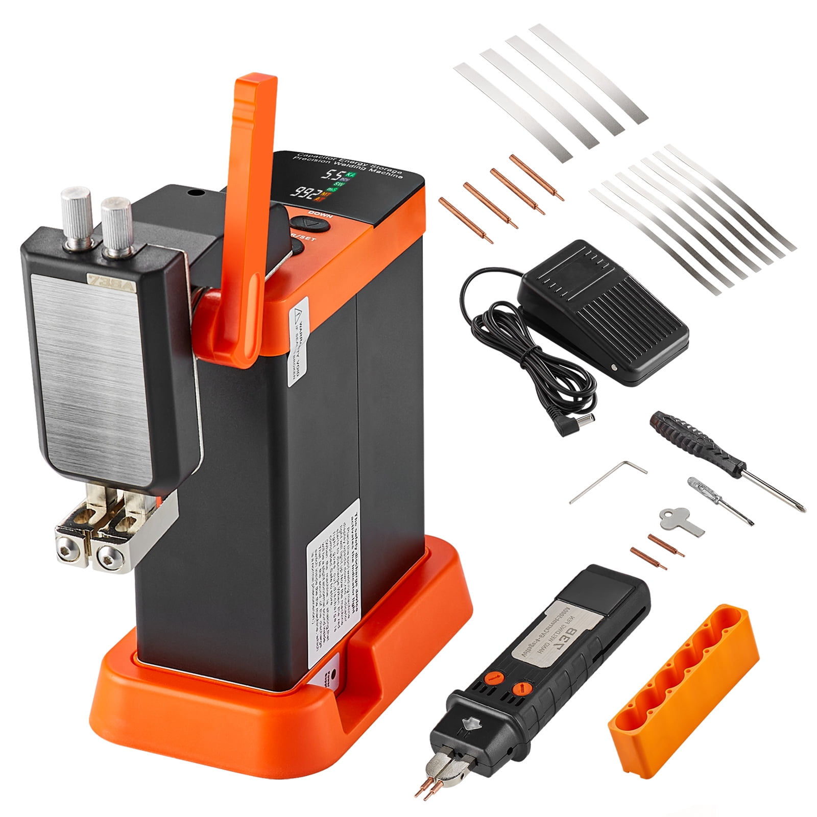 KFFKFF Battery Spot Welder, 14.5KW with 73B Welding Pen, 801D Robust ...