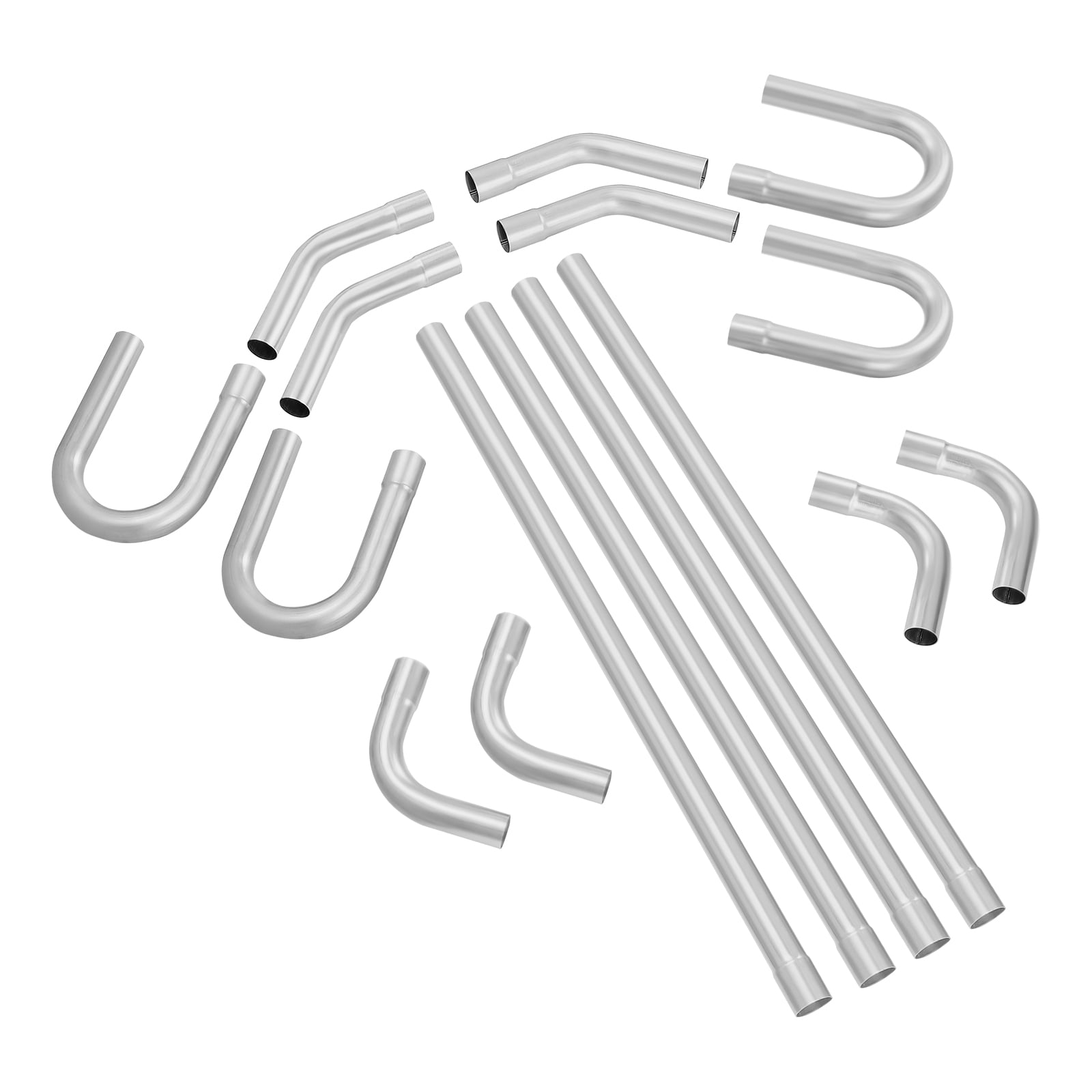 KFFKFF Exhaust Set, 16 Pieces, Do-It-Yourself Universal Zinc-Coated ...