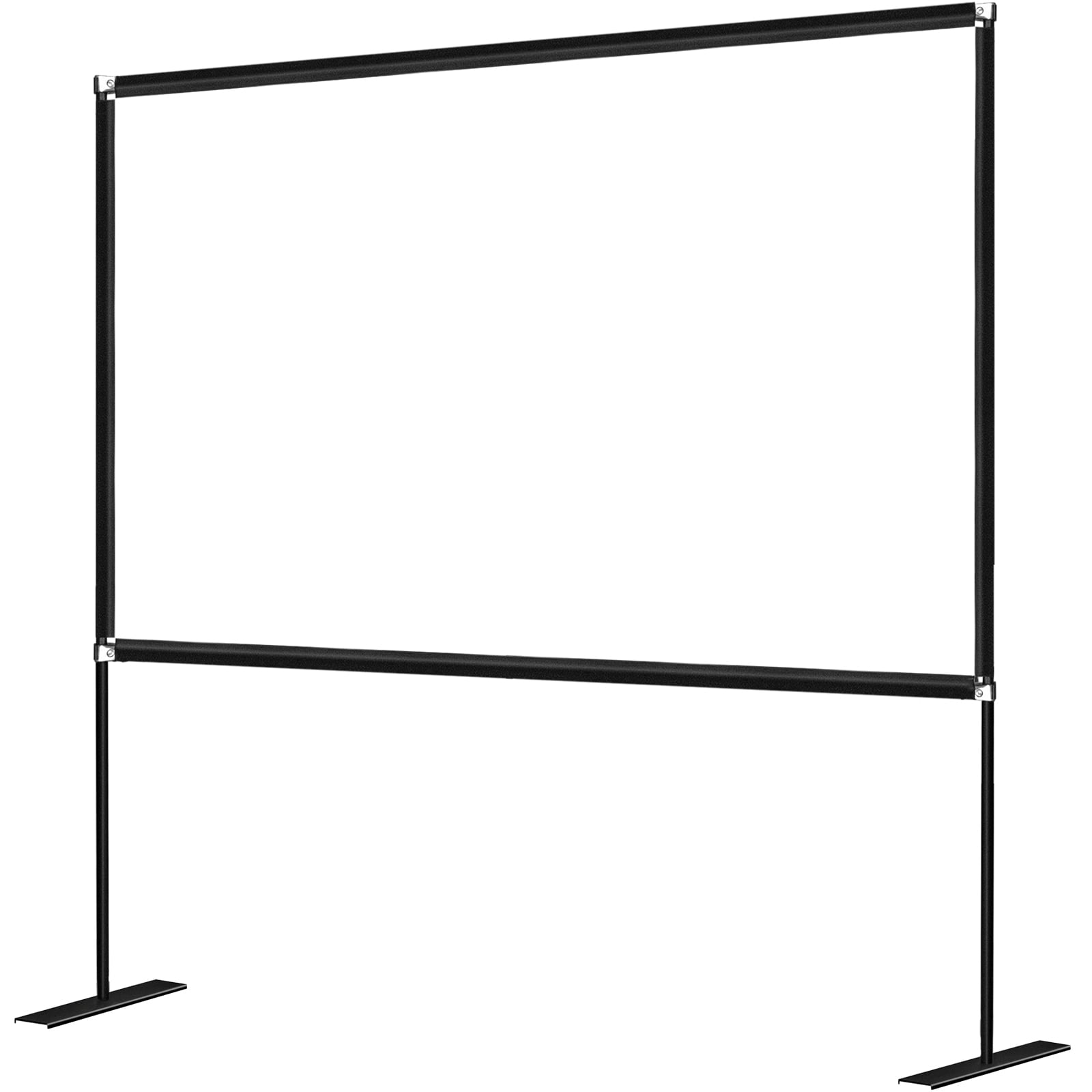 KFFKFF Exterior Cinema Display with Support, 90" Movable Viewing Screen ...