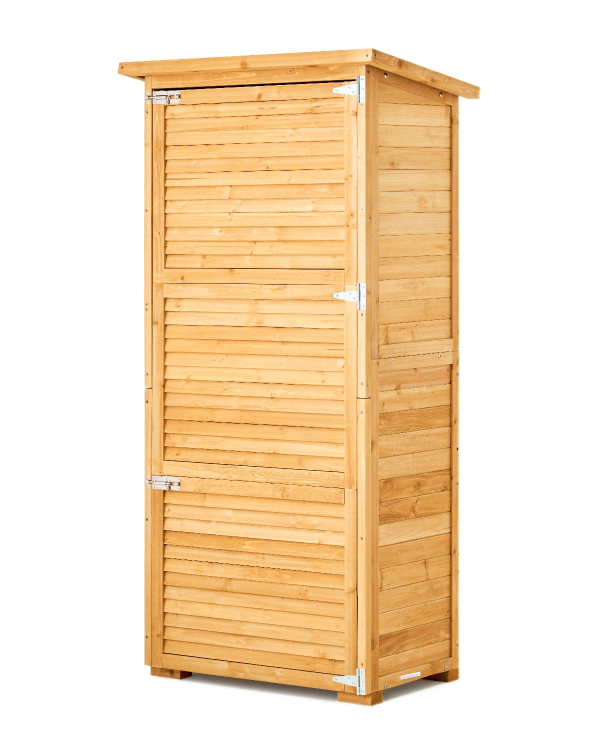 KFFKFF Exterior Storage Unit, Spacious Wood-based Outdoor Storage Unit ...