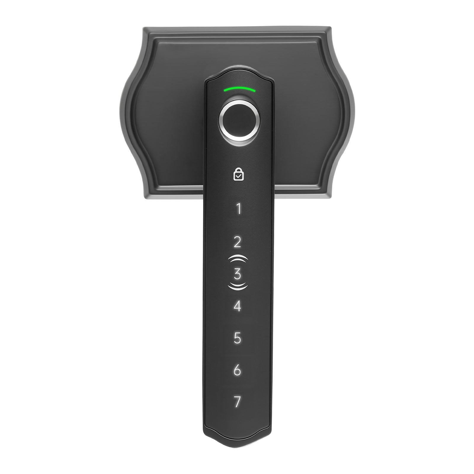 KFFKFF Fingerprint Door Lock Set, Electronic Biometric Knob Keyless ...