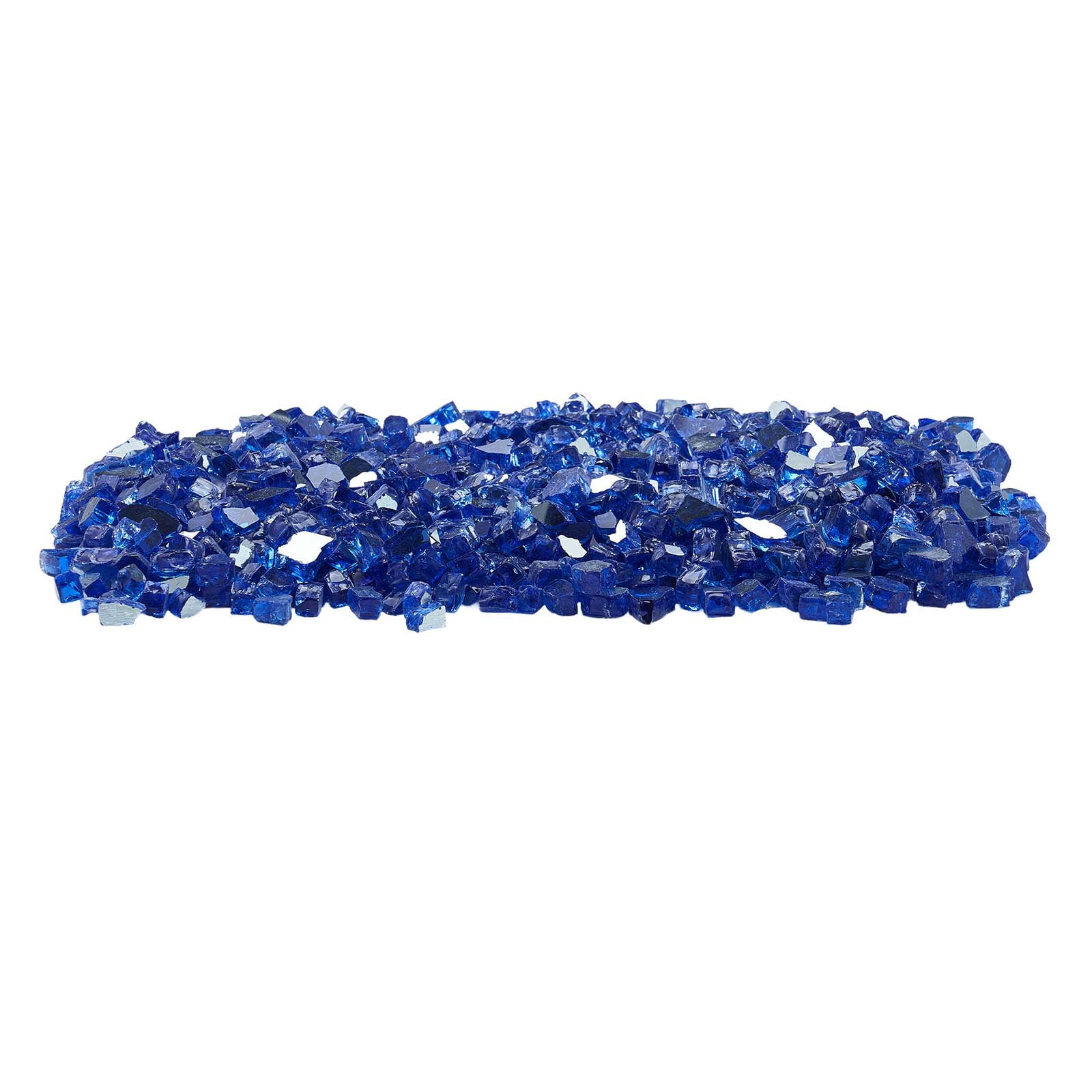 KFFKFF Fire Glass, 10 lbs / 4.5 kg Heat-Resistant Fireplace Stones, 1/2 ...