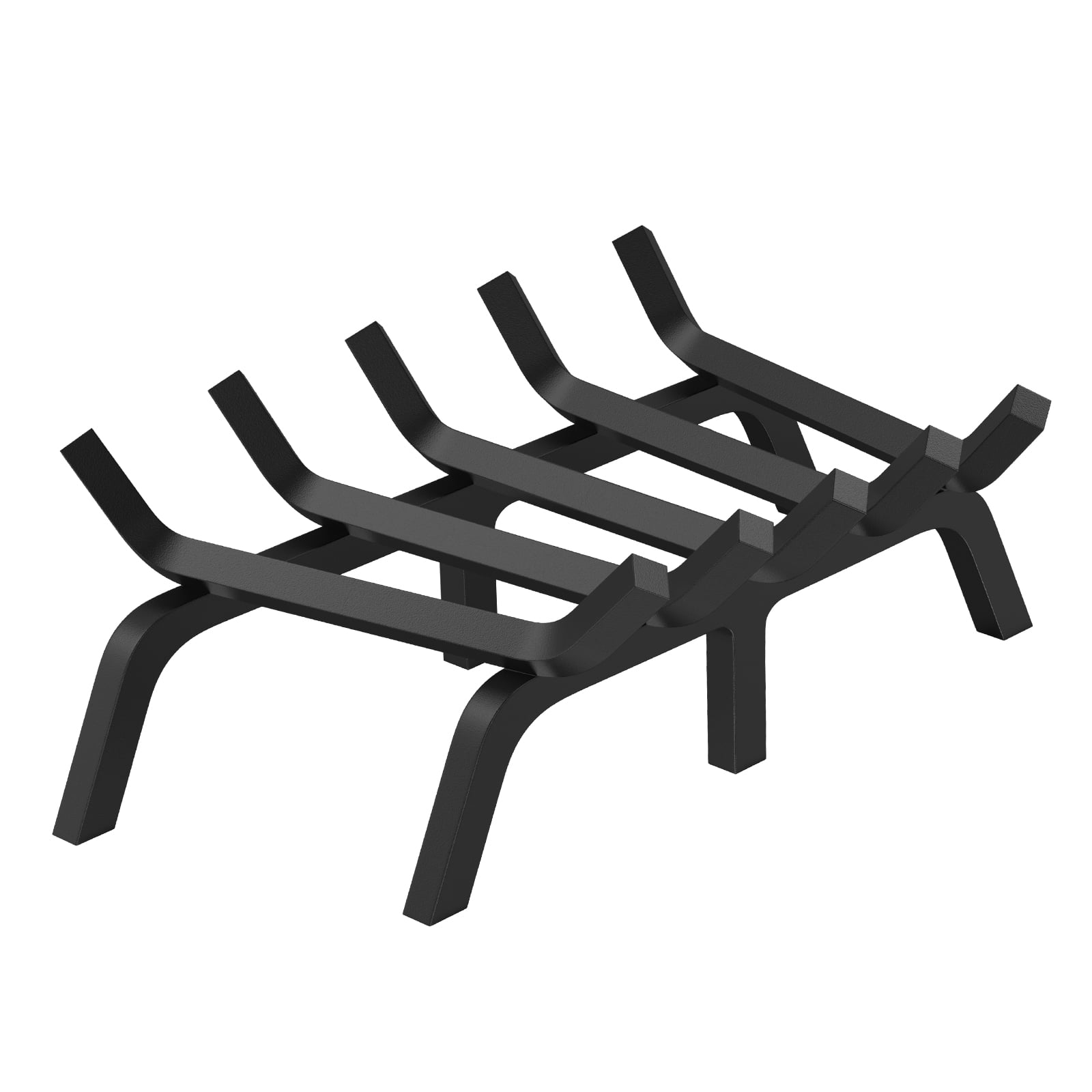 KFFKFF Fireplace Log Rack, 24 inch Durable Grate with Six Supporting ...