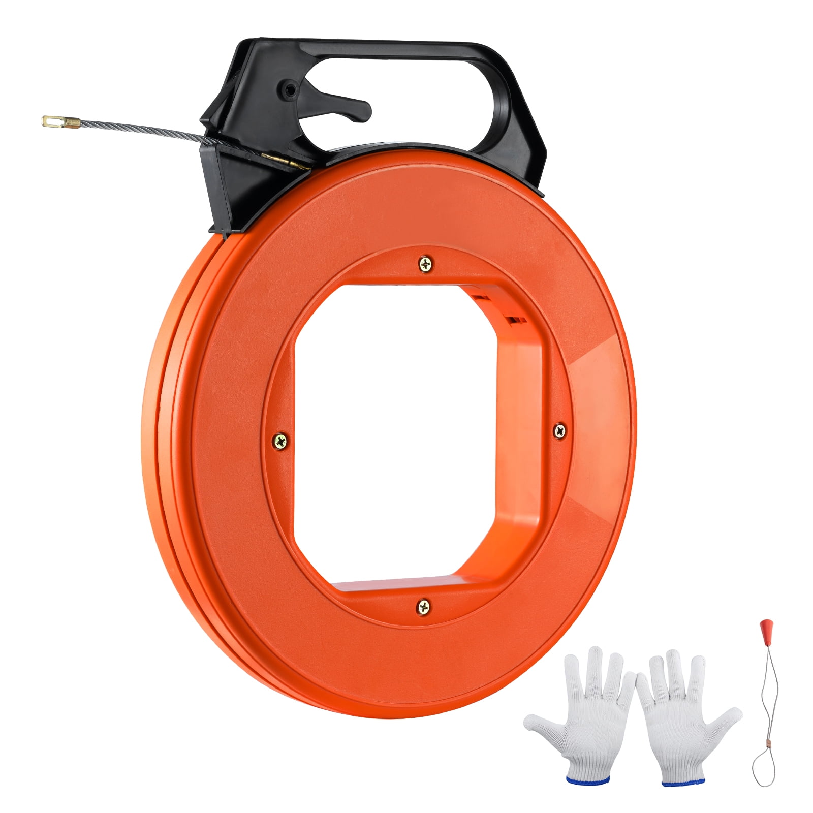 KFFKFF Fish Tape, 125-ft, 3/16-in, PET Cable Guide with Enhanced Casing ...