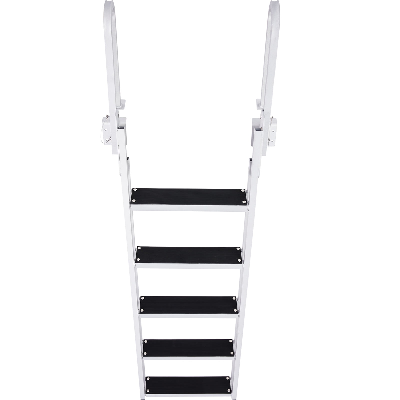 KFFKFF Flip-Up Dock Ladder with Five Rungs, Supports up to 350lbs ...