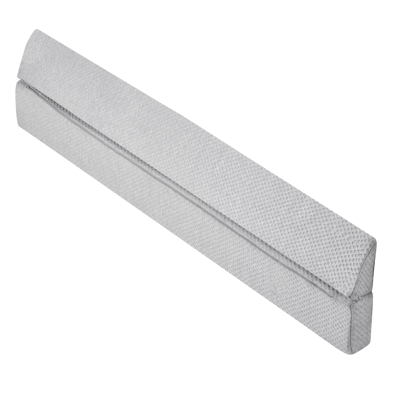 KFFKFF Foam Bed Wedge Pillow for Headboard, Queen Size, 60"x6"x6 ...