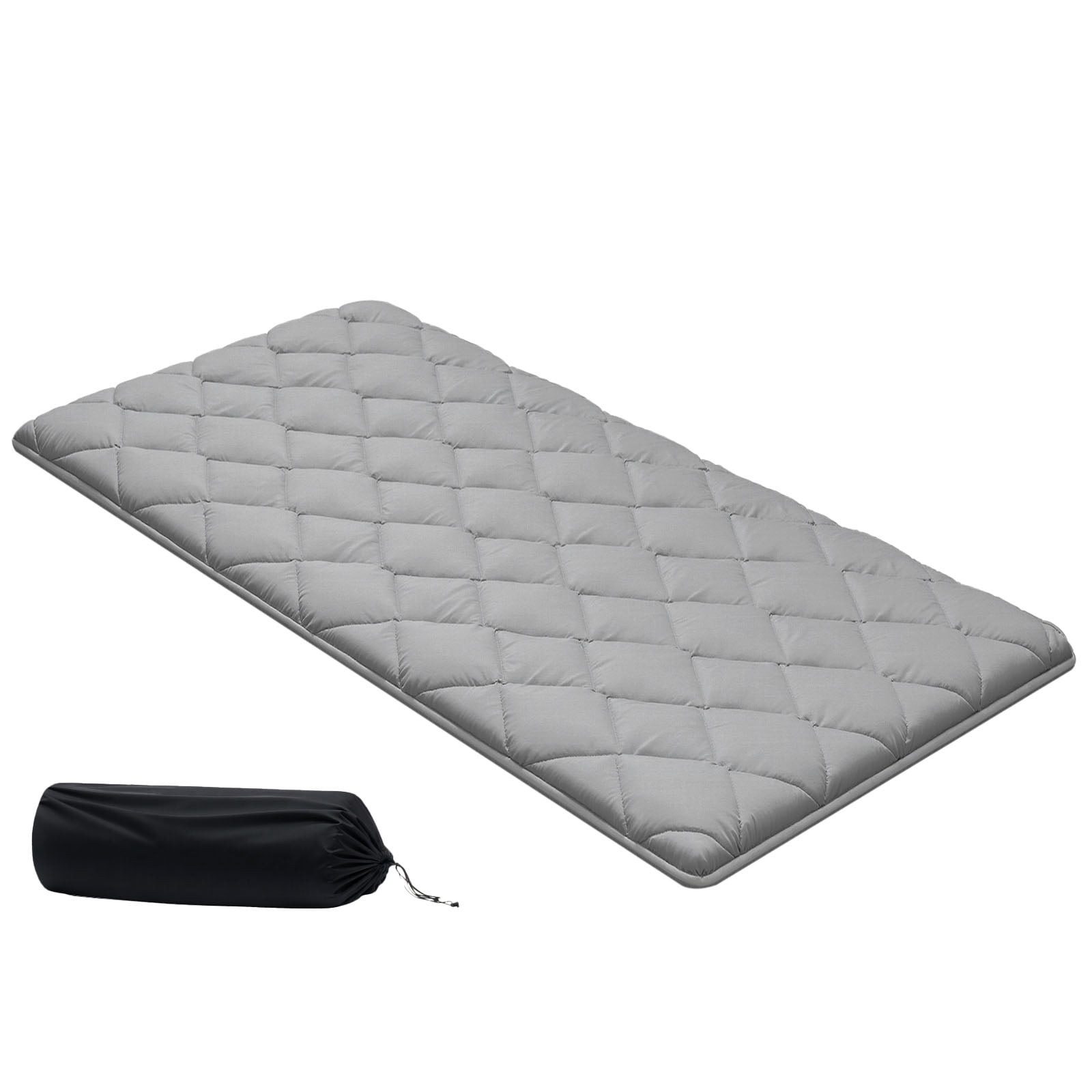 KFFKFF Foldable Japanese Tatami Mat, Twin Size Futon Mattress with ...