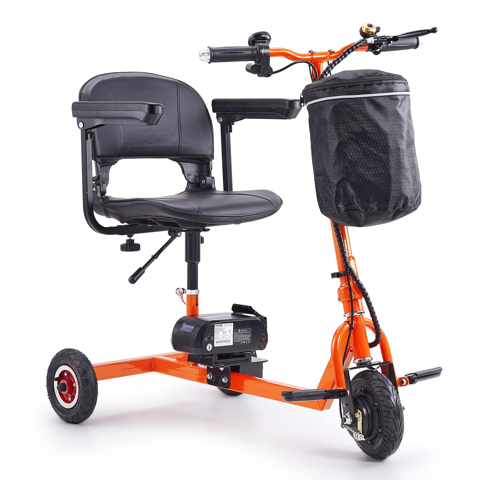 KFFKFF Folding Electric Mobility Scooter for Adults Seniors, 12 Mile ...