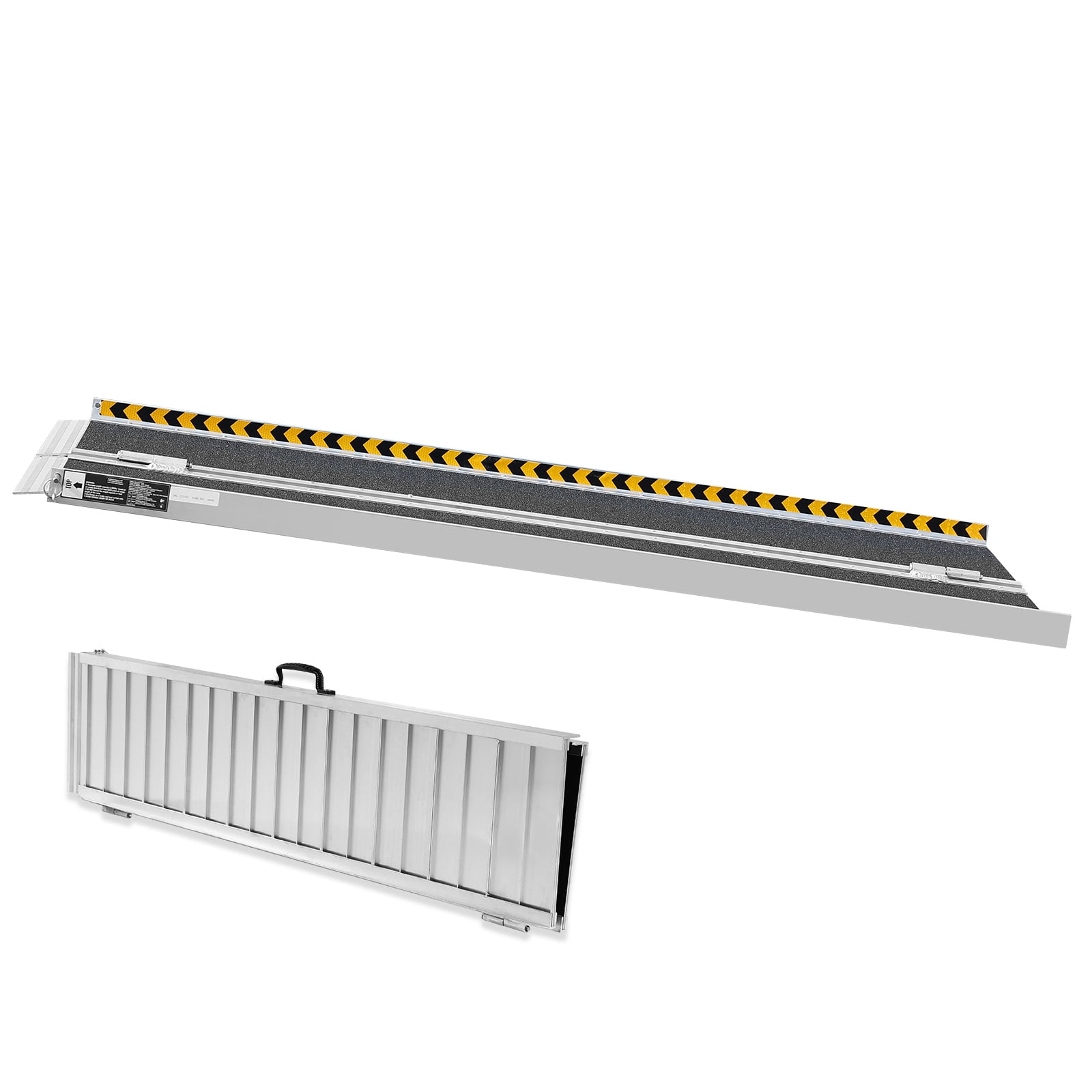 SKYSHALO Folding Wheelchair Ramp: Portable, Aluminum, 5ft, 800 lbs Load ...