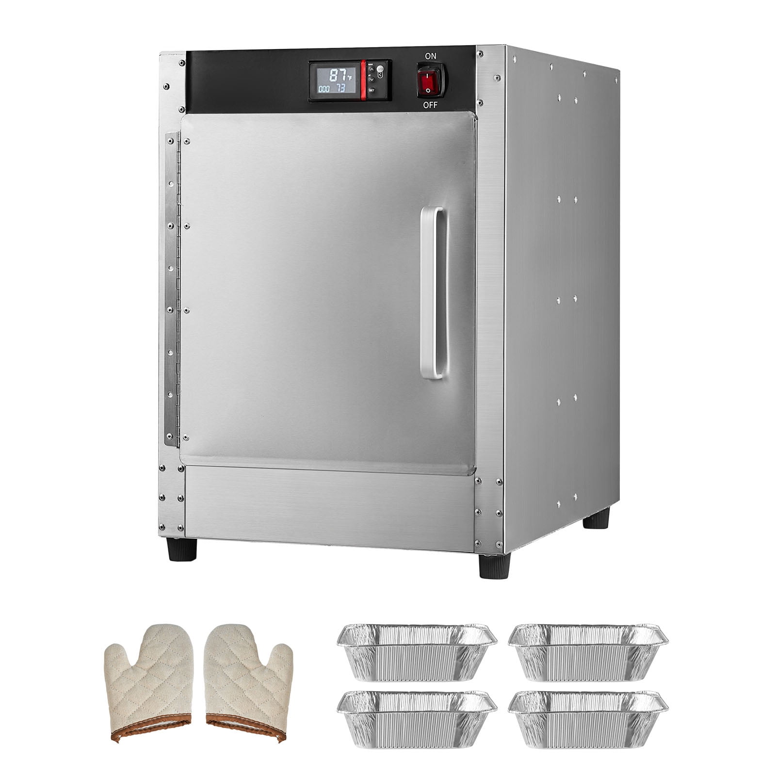 KFFKFF Food Heating Unit, Quadruple Layered Snack Warmer with Hydration ...