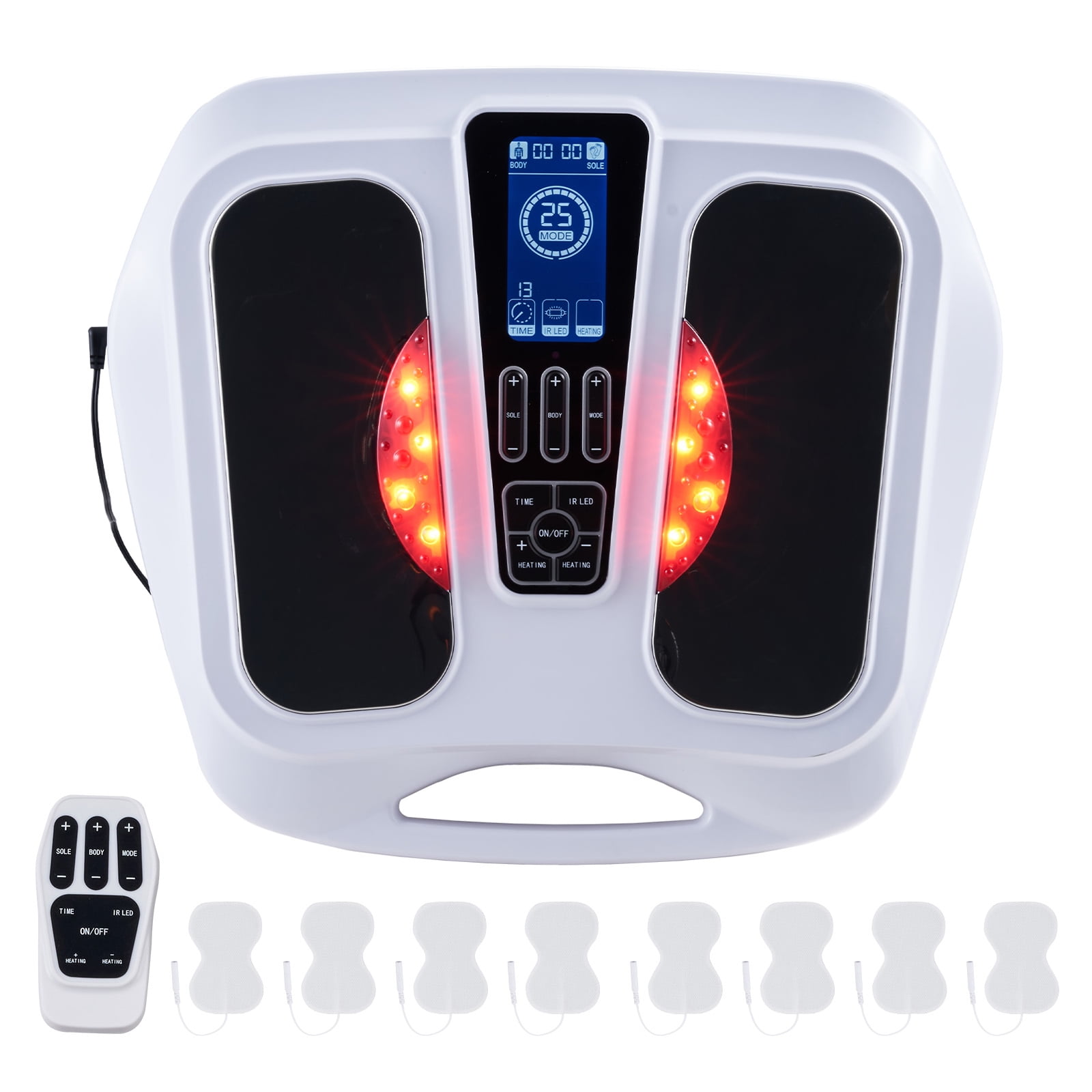 KFFKFF Foot Revitalizer with Warming Feature, EMS & TENS Foot Soother ...