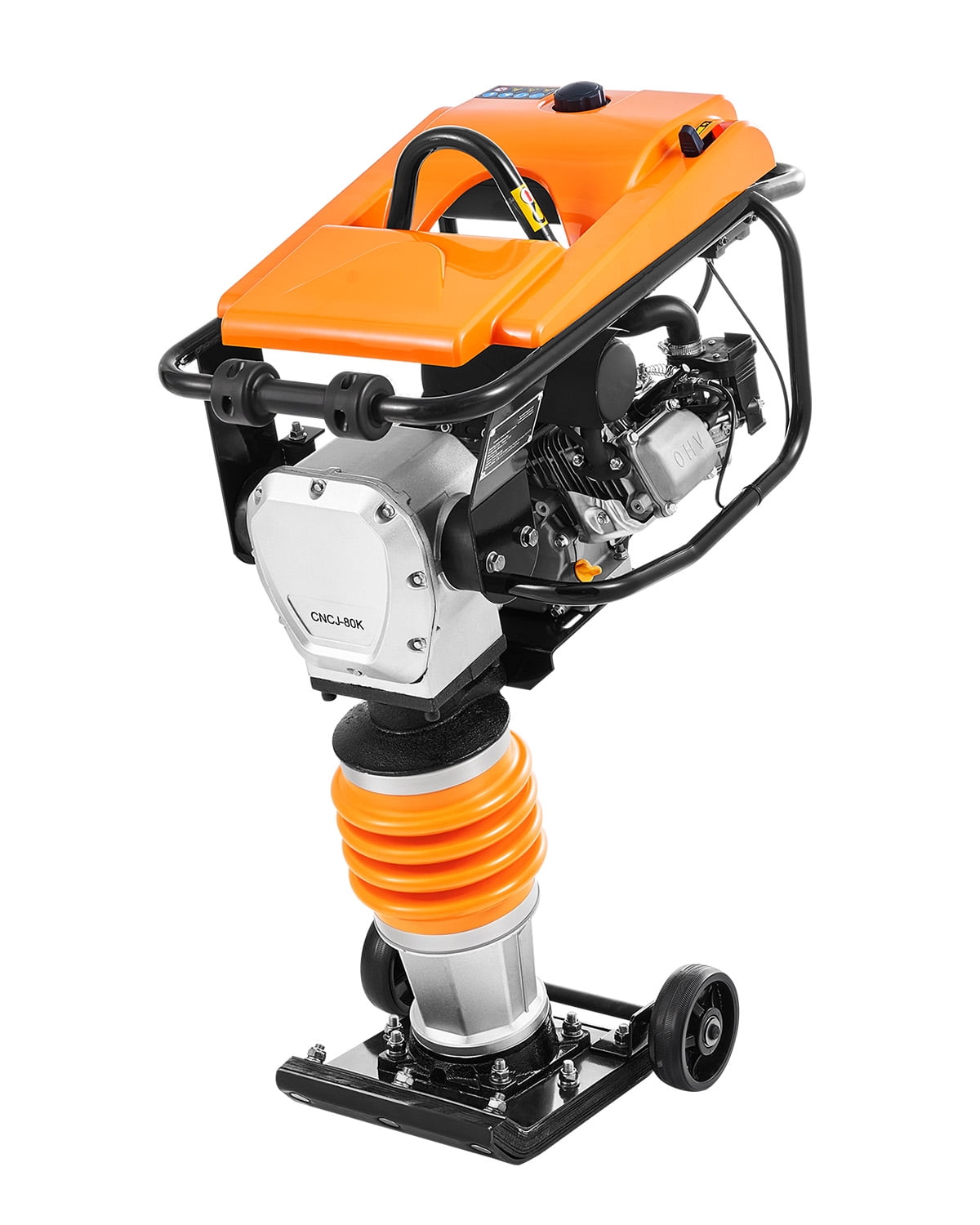 KFFKFF Fuel-Powered Compactor, 6.5 HP 196 cc Engine, 3600 lbs Impact ...