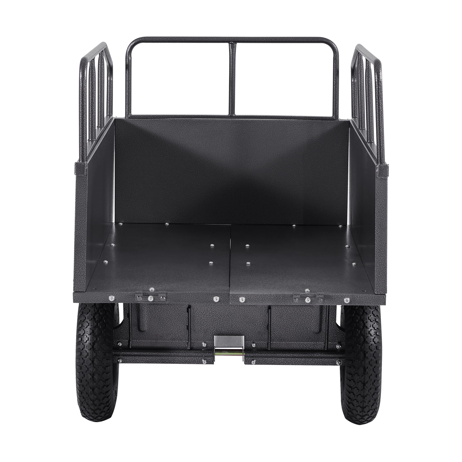 KFFKFF Garden Utility Trailer, 17 Cu. Ft & 600 lbs Capacity, ATV/UTV ...