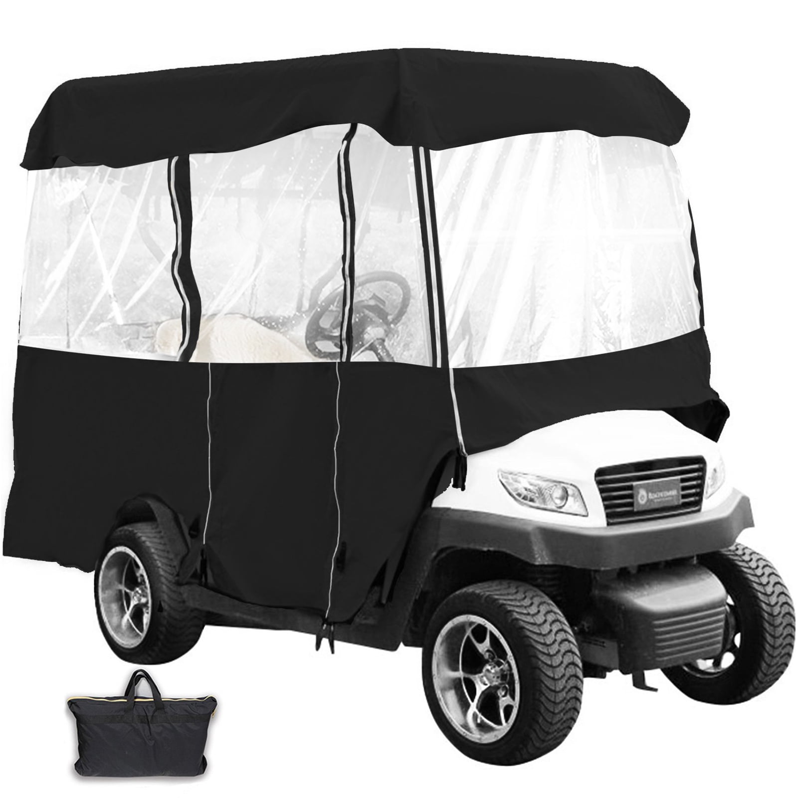KFFKFF Golf Cart Enclosure, 300D Waterproof Drive Box And Transparent ...