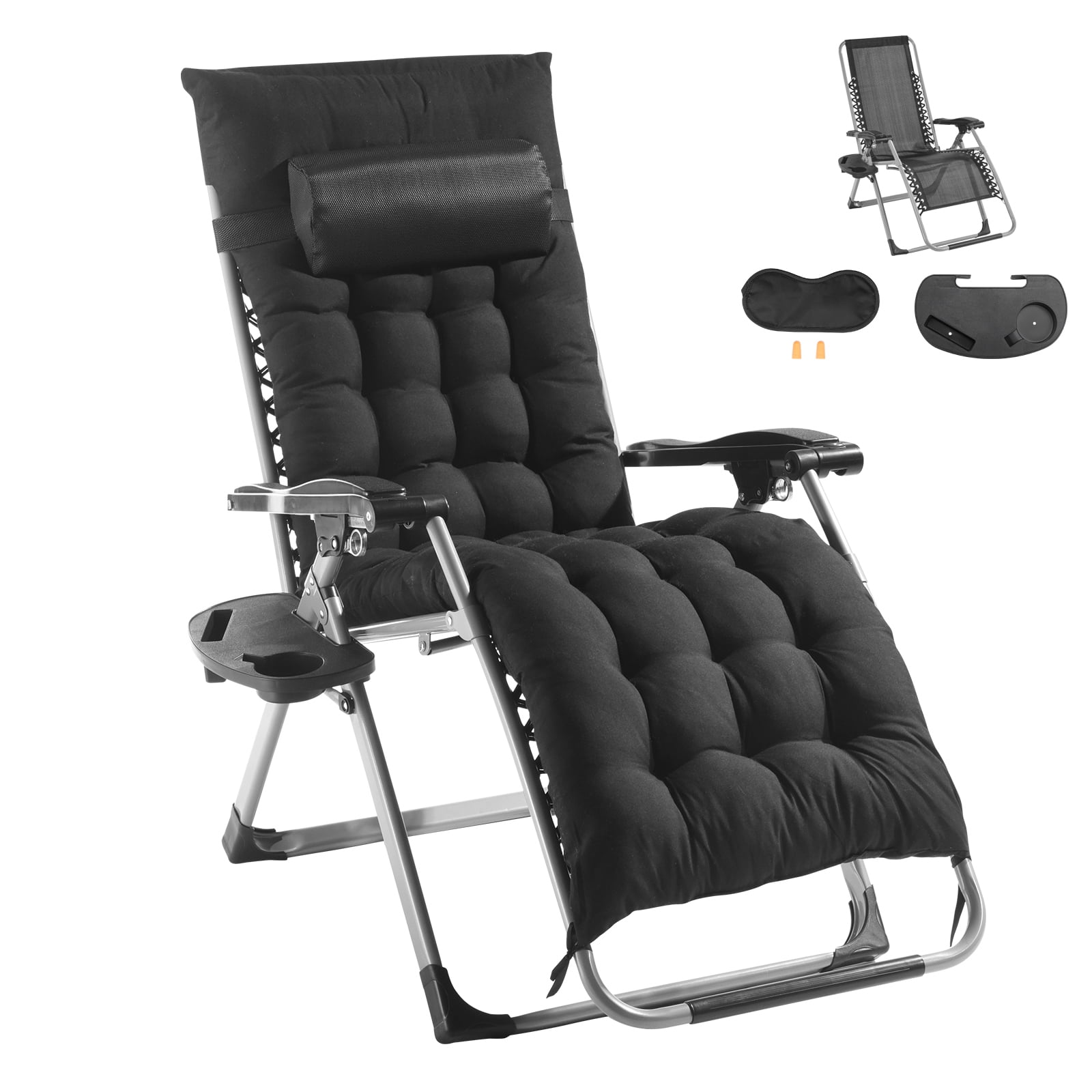KFFKFF Gravity-Defying Chair, 26 inch Recliner for Both Indoor ...