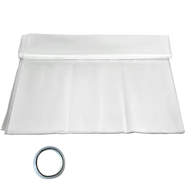 KFFKFF Greenhouse Covering 12 x 25 ft,6 Mil Thick Polyethylene ...