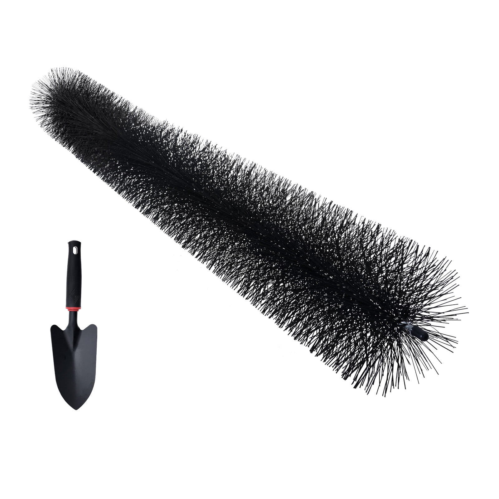 KFFKFF Gutter Brush, 60 Feet Total Length, 4.33-Inch Diameter Cleaning ...