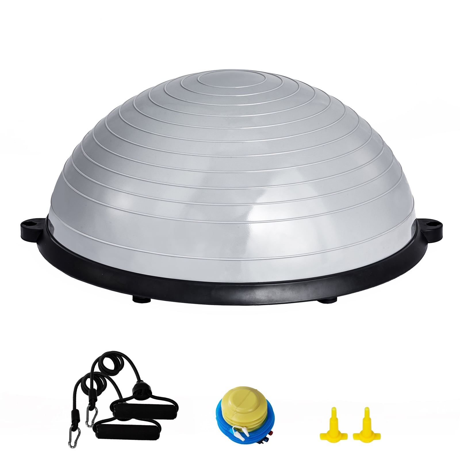 KFFKFF Half Balance Ball Trainer, 23-inch Stability Ball with a 660lbs ...