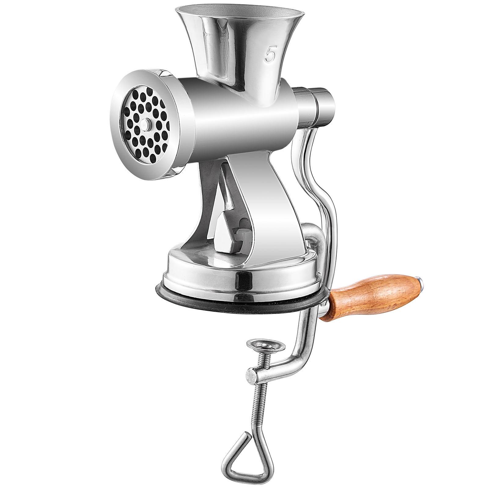 KFFKFF Hand Operated Meat Grinder 304 Stainless Steel Manual Meat ...