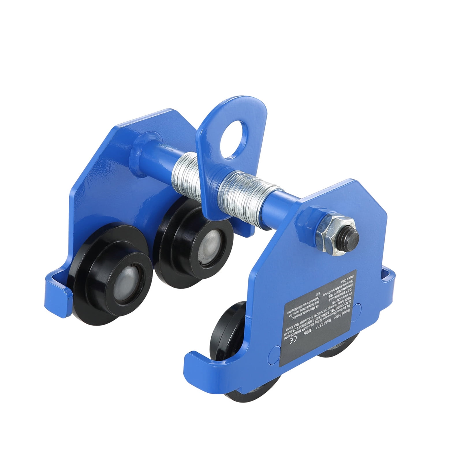 KFFKFF Hand-Operated Trolley, Capable of Carrying 1100 lbs/0.5 Ton ...