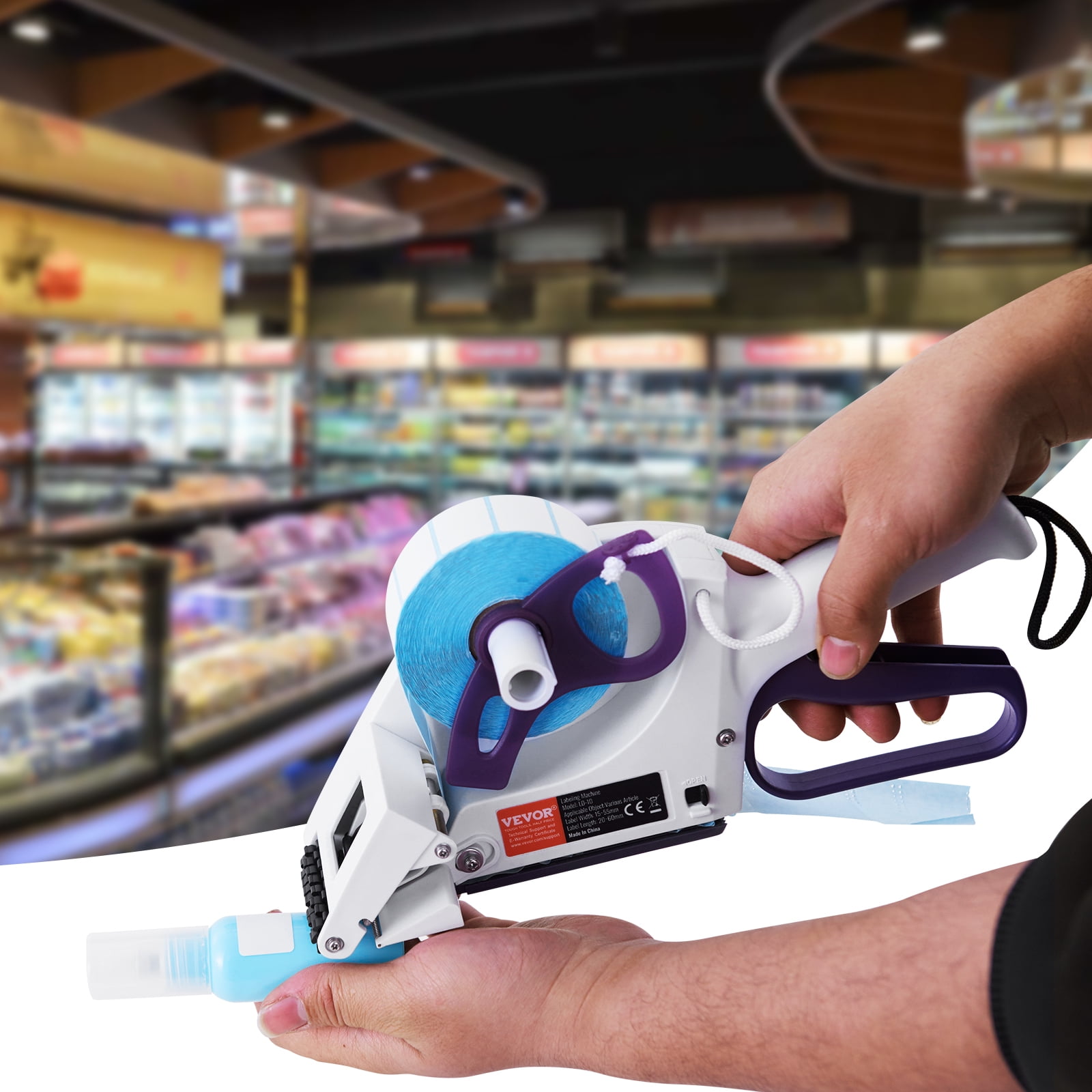 KFFKFF Handheld Manual Label Applicator Labeling Sticker Machine Bottles/Boxes - Walmart.com