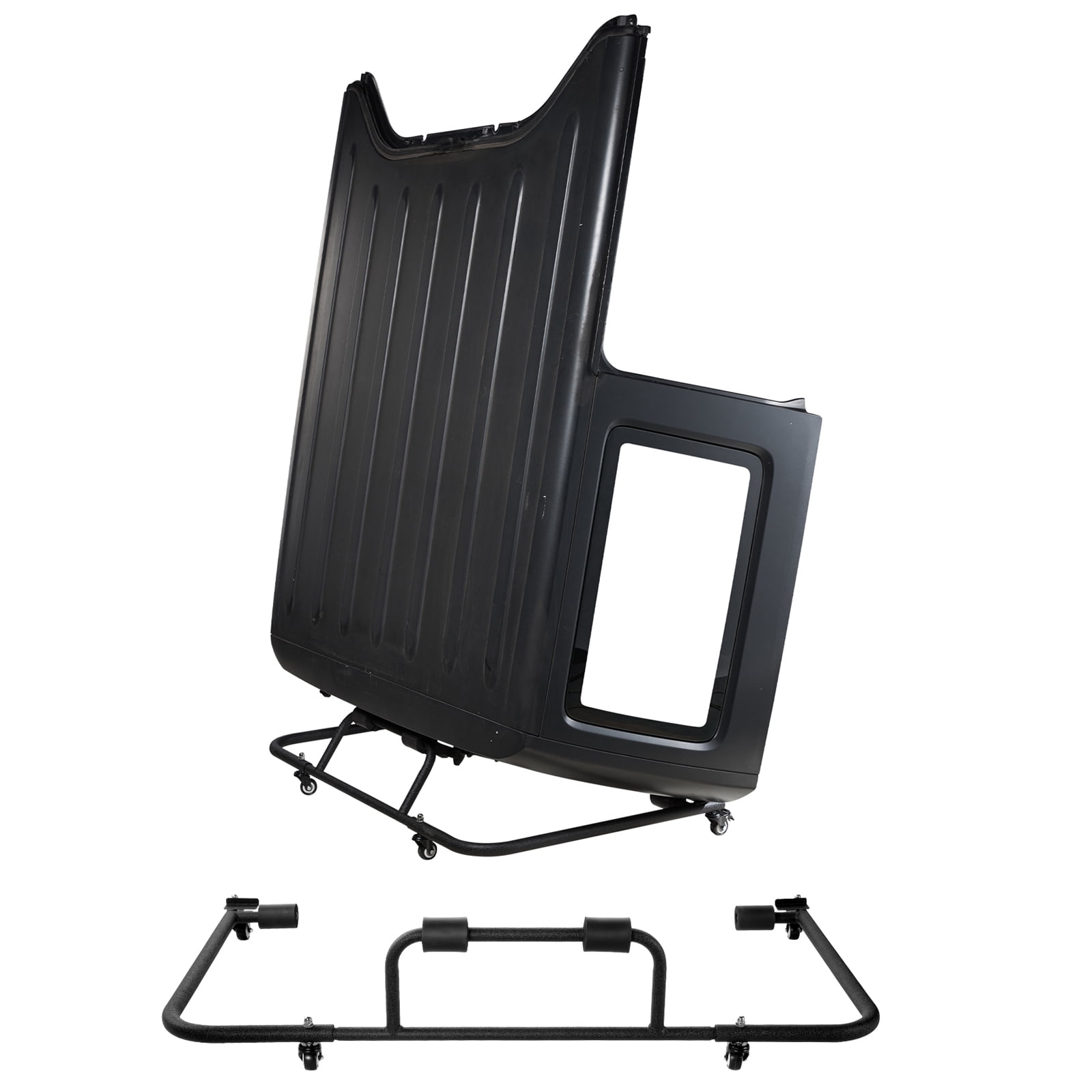 KFFKFF Hardtop Storage Cart, Mobile and Durable Hard Top Rack ...